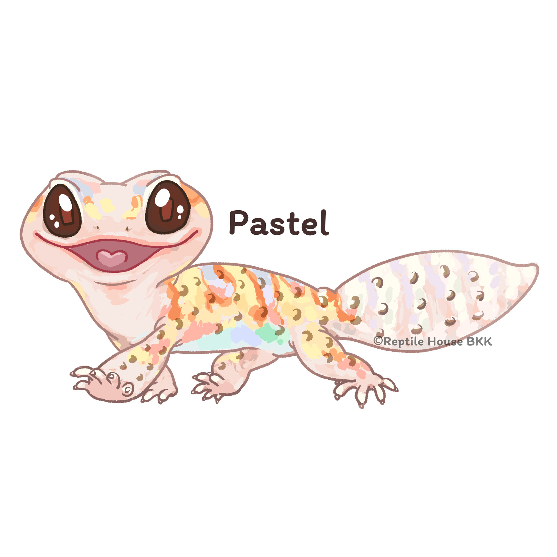 chibi leopard gecko