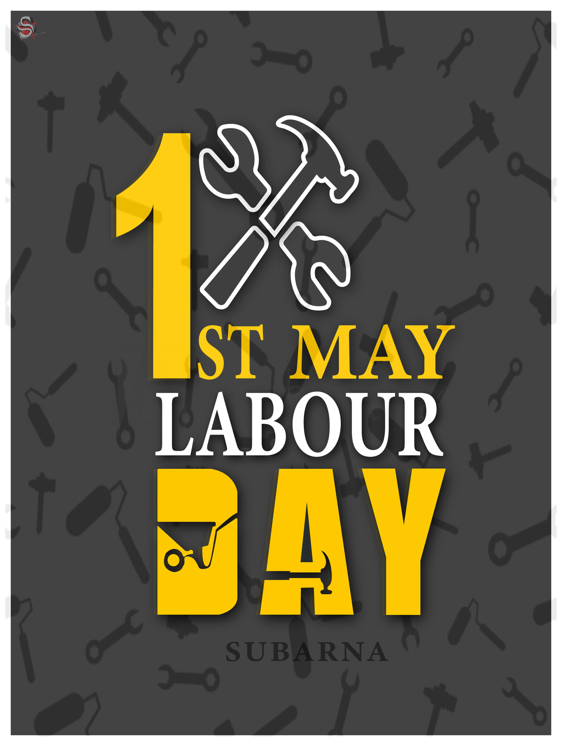 ArtStation - 1st May Labour Day Design