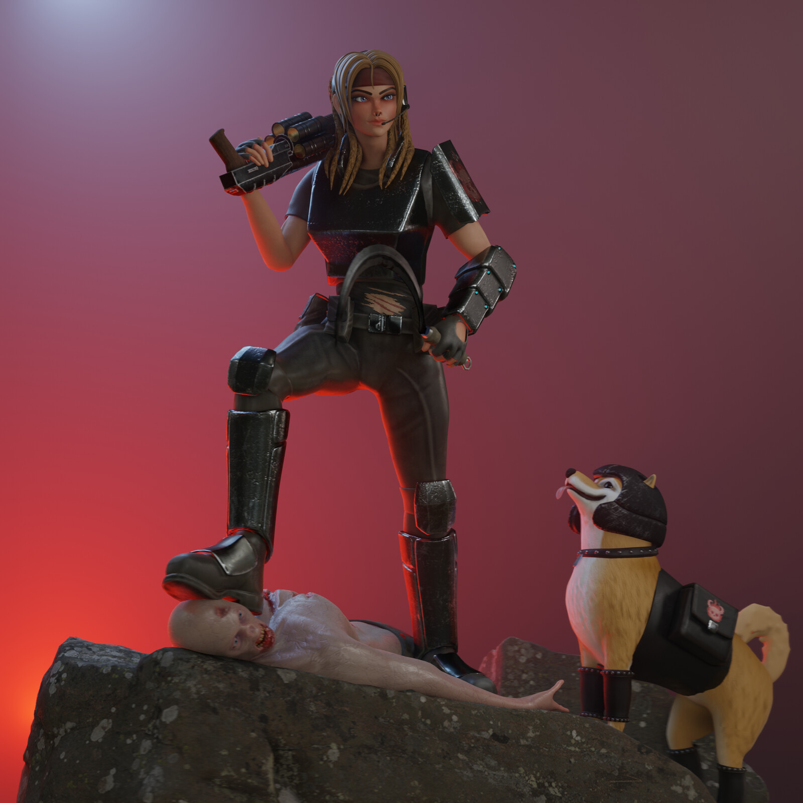 Jack Smith - Miss Slaughter - Realtime 3D Character