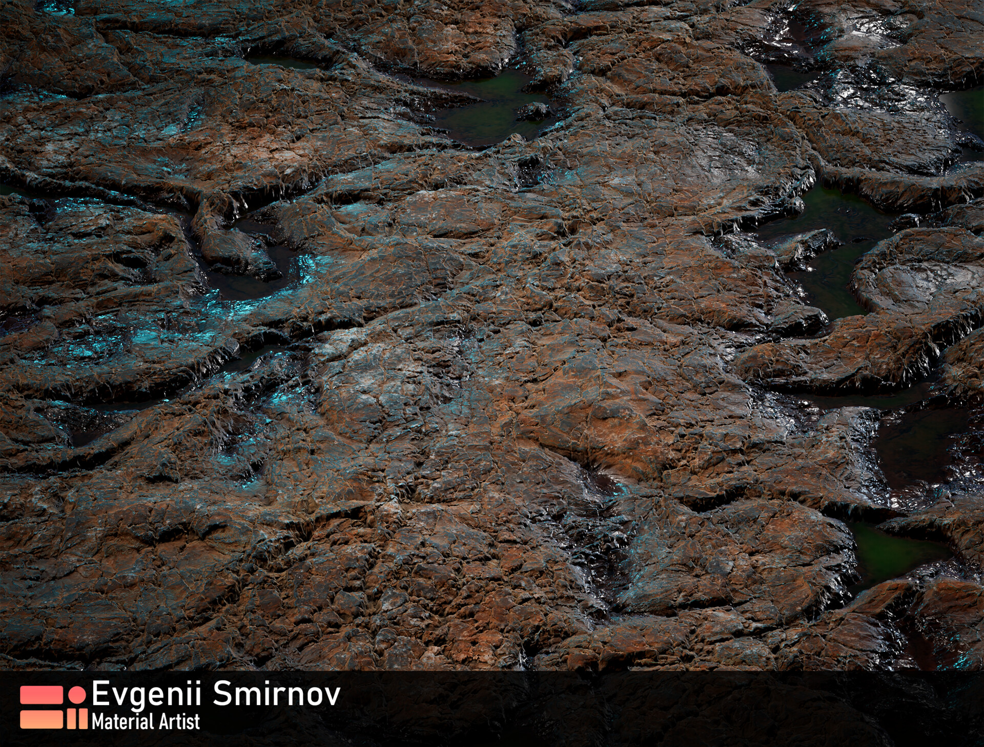 ArtStation - Alien Rock Surface