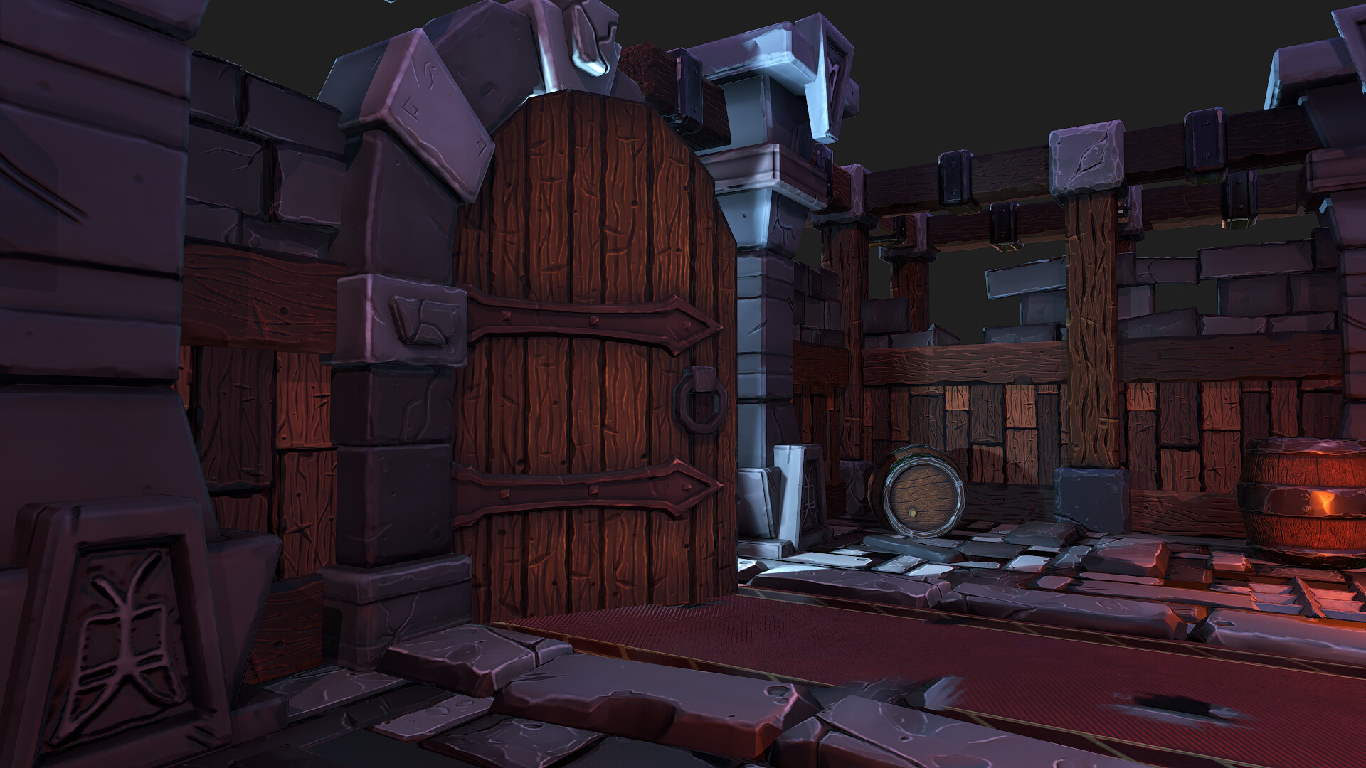 Jake Benjamin De La Terre - Stylised Dungeon Diorama