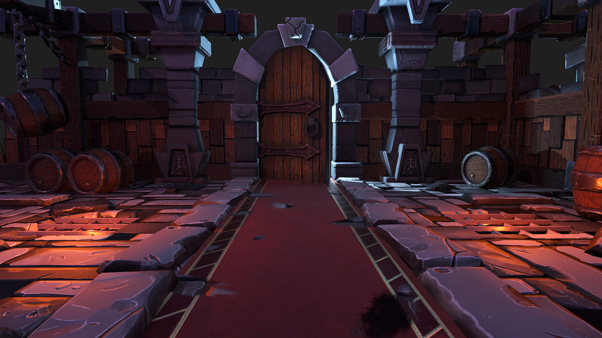 Jake Benjamin De La Terre - Stylised Dungeon Diorama