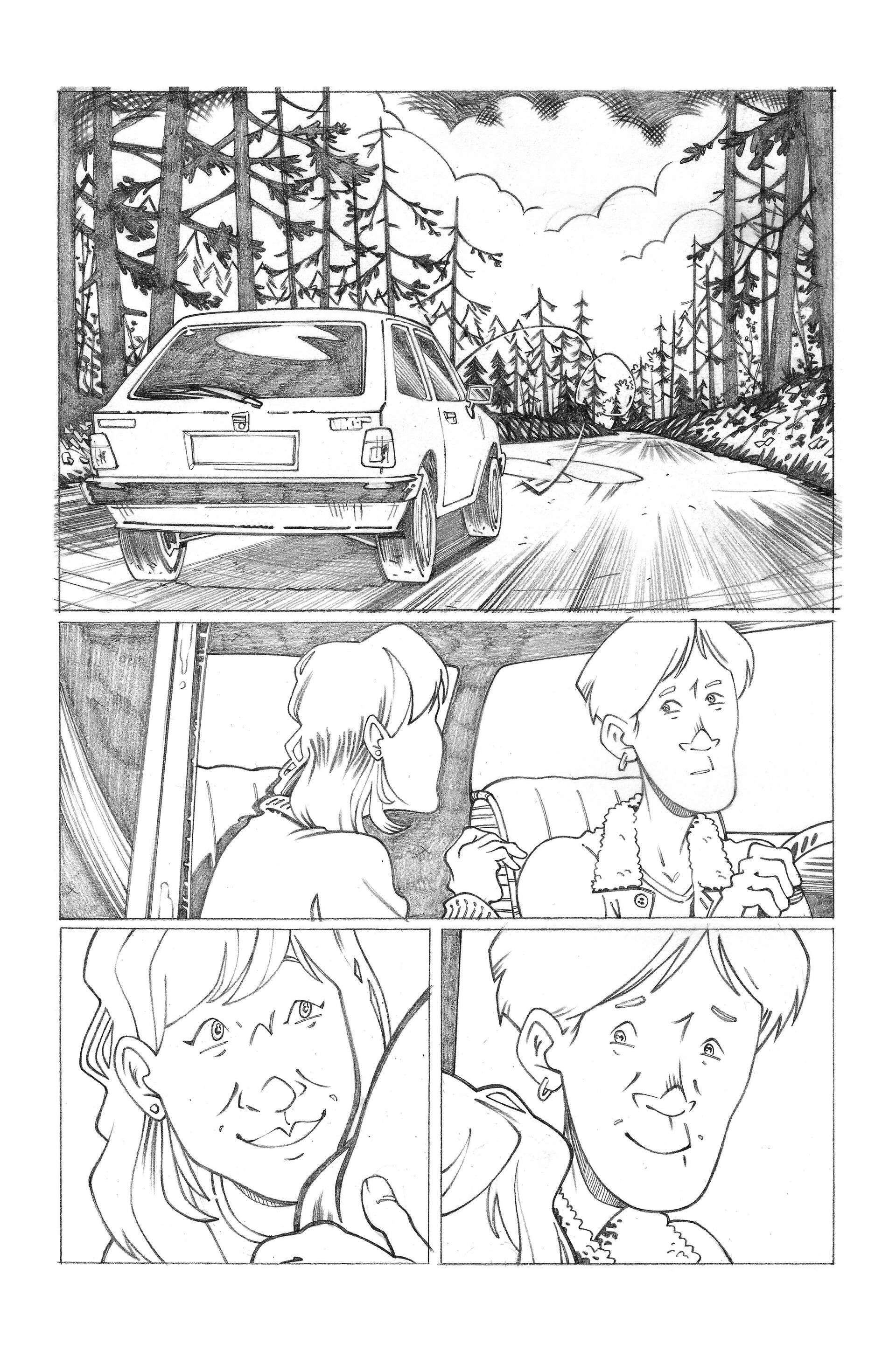 ArtStation - Personal pencil of a short story