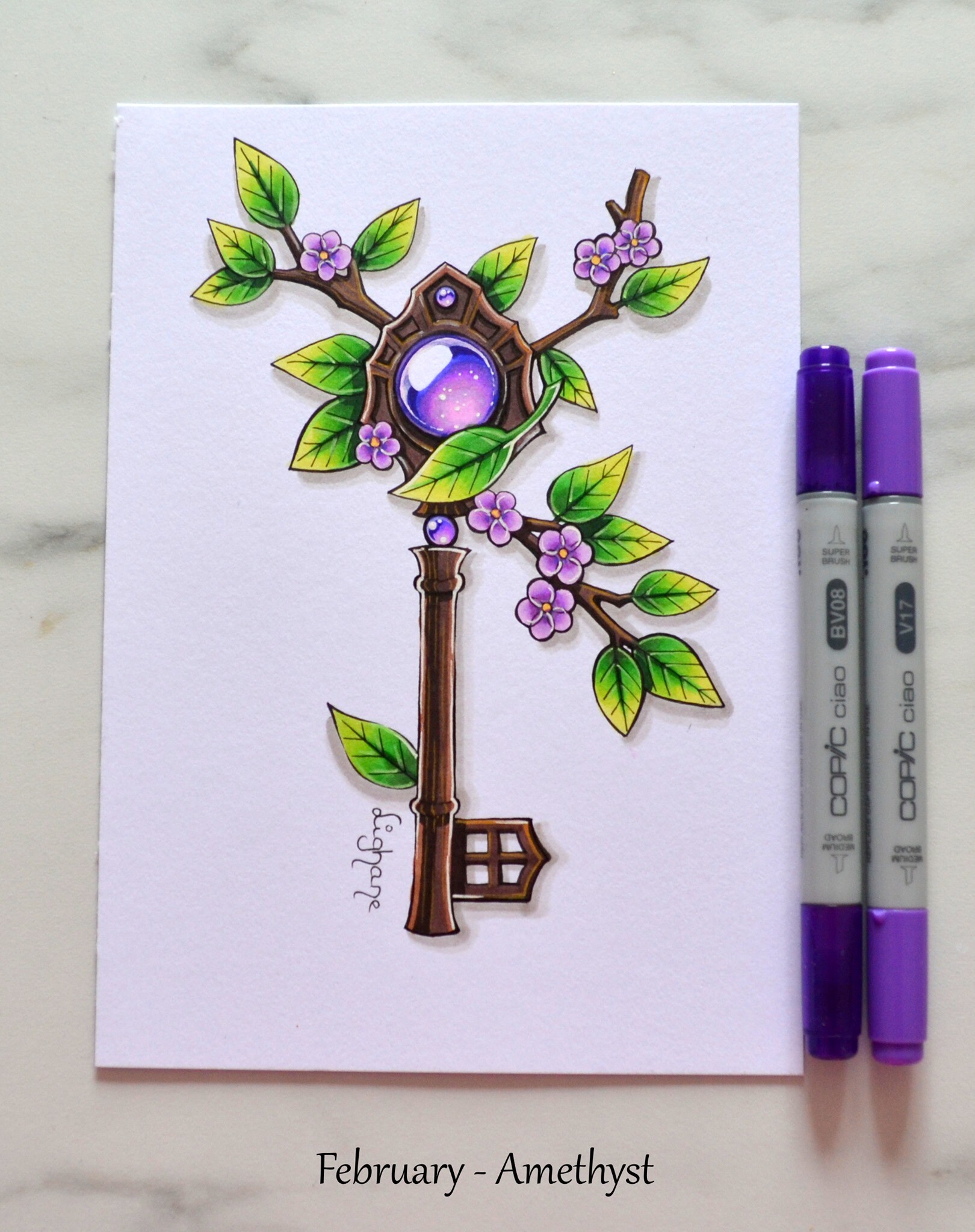 ArtStation - Birthstone Gem Keys