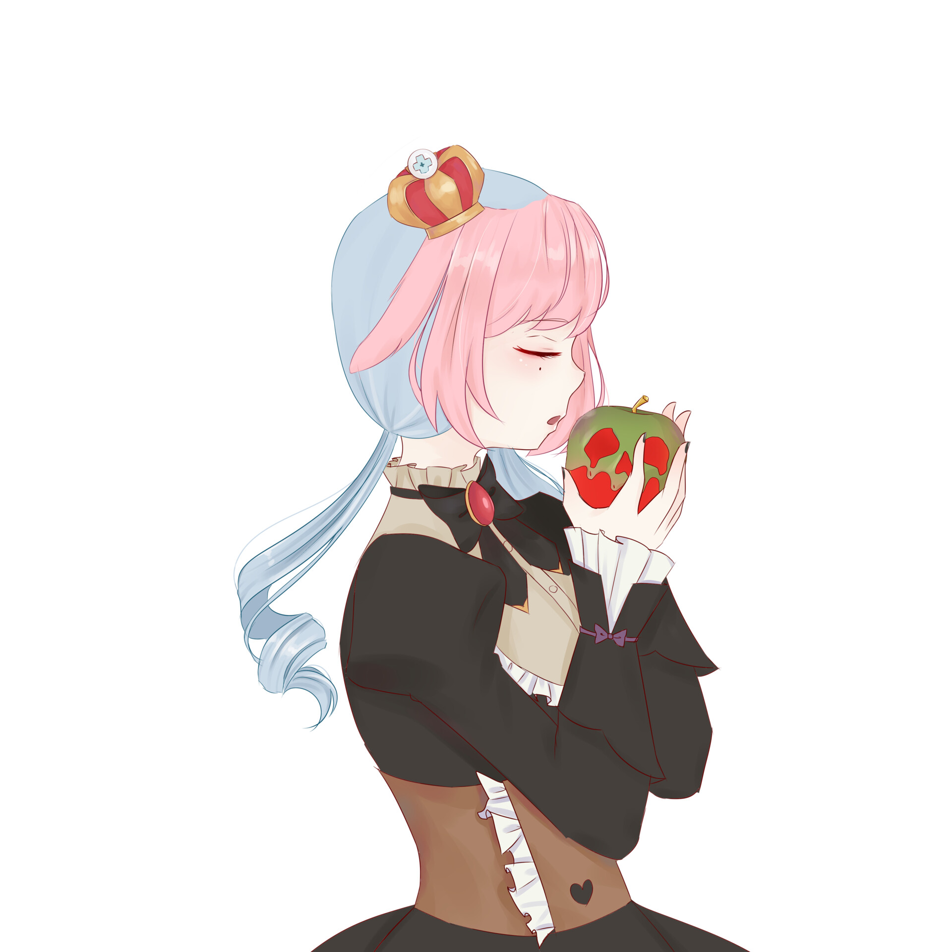 ArtStation - eating an apple