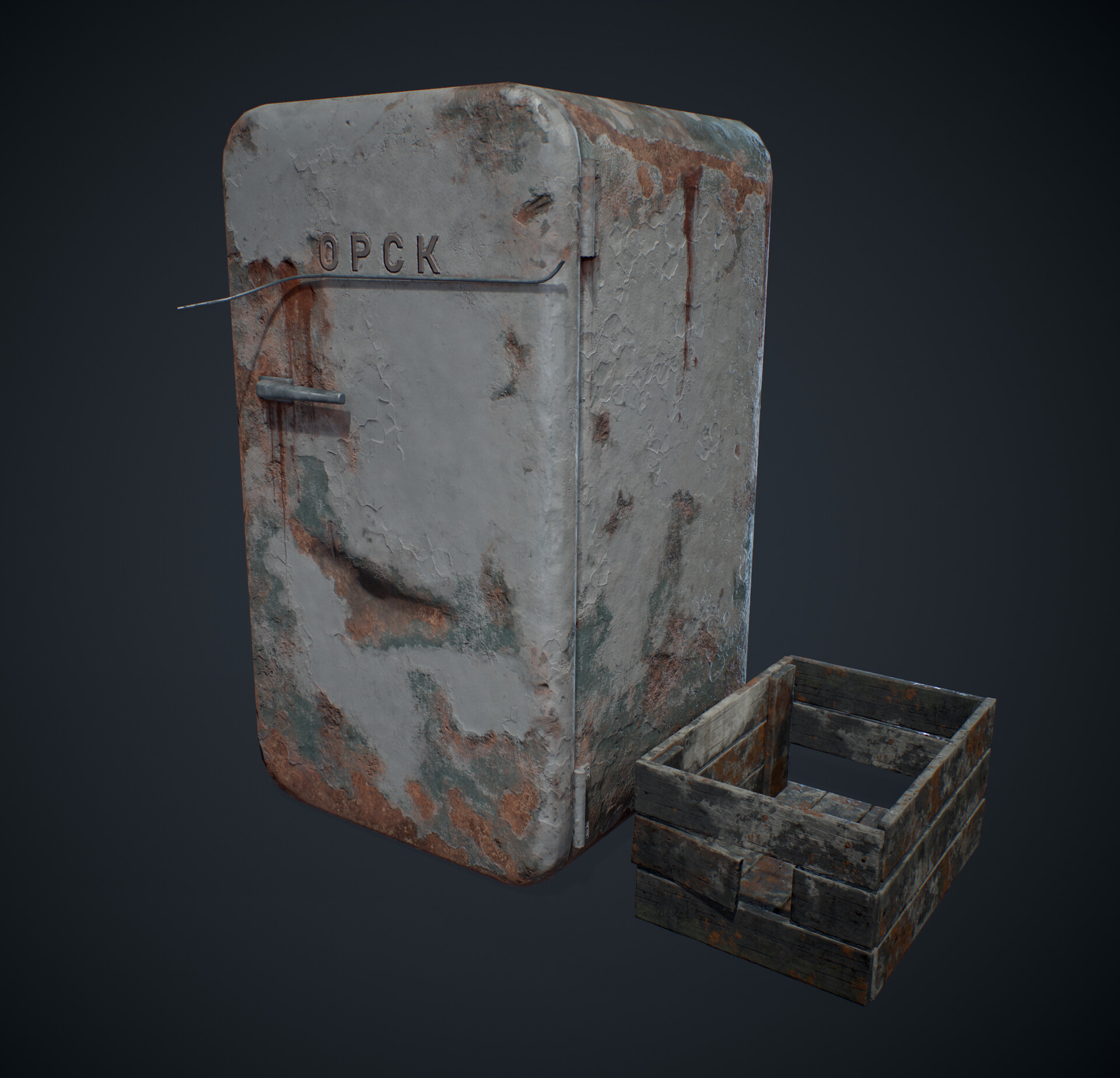 ArtStation - Old Fridge