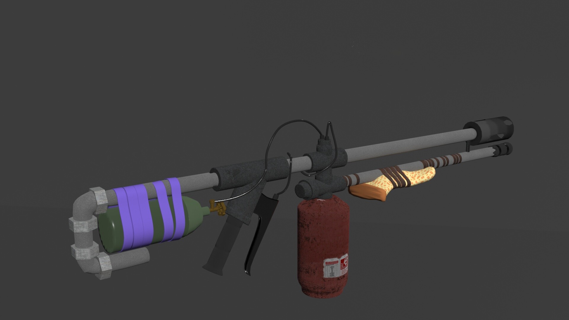 ArtStation - Flame thrower