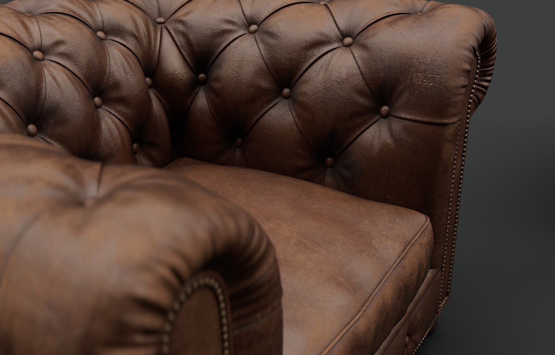 ArtStation - Chesterfield Sofa & Chair Texturing