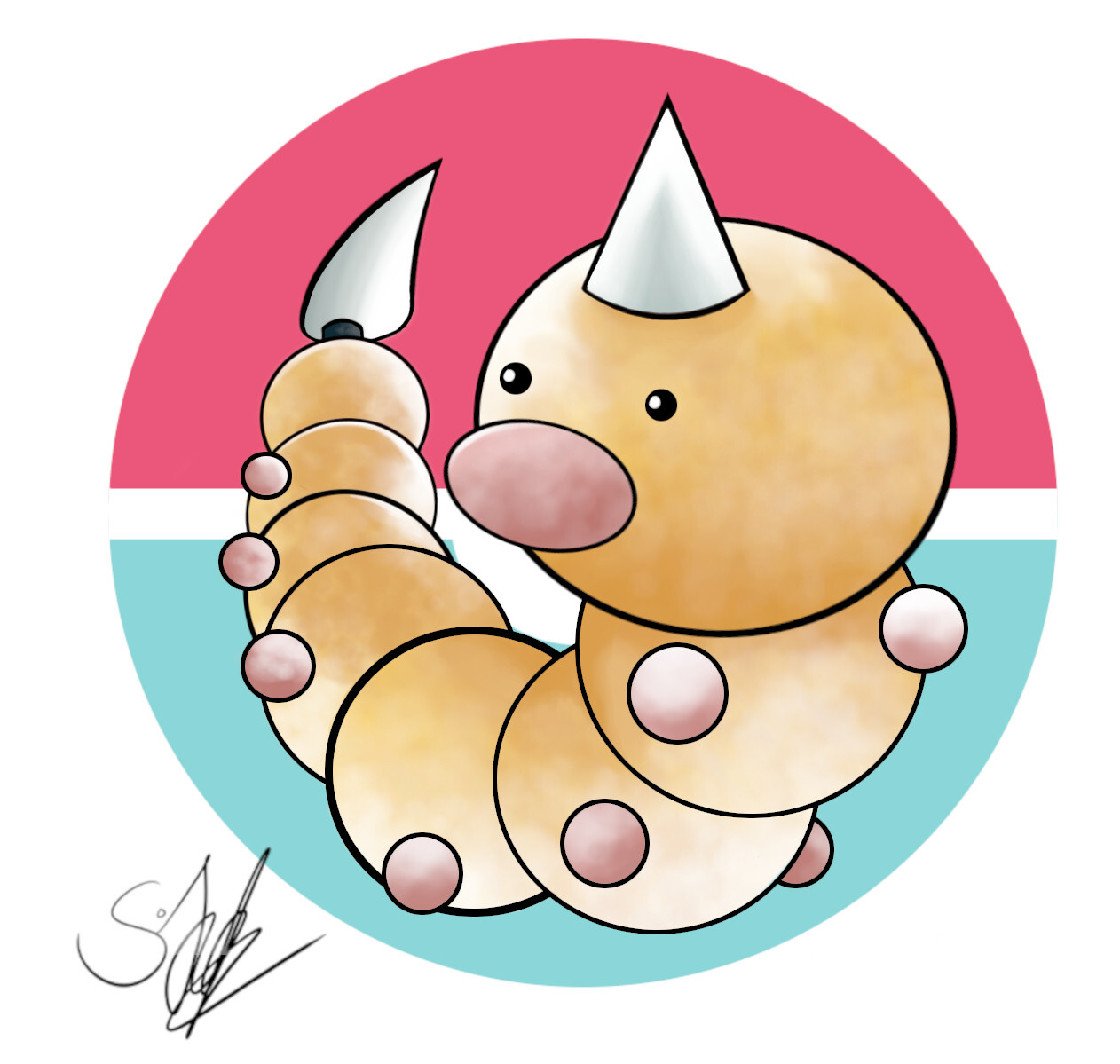 ArtStation - #013 Weedle Watercolour