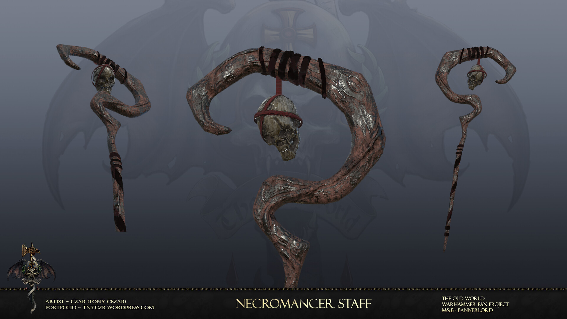 ArtStation - Necromancer Staff