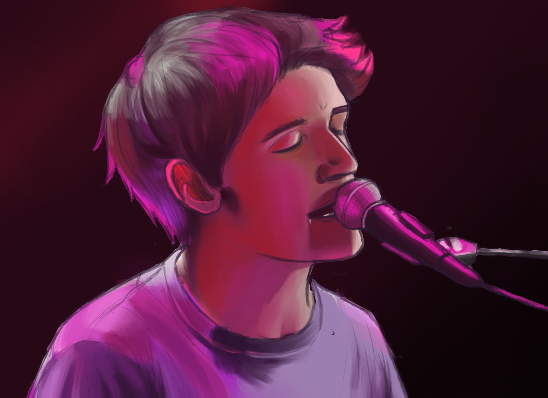 ArtStation - Bo Burnham (Portrait Study)