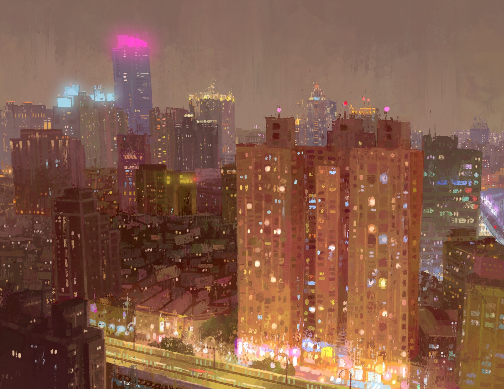 ArtStation - Night City View