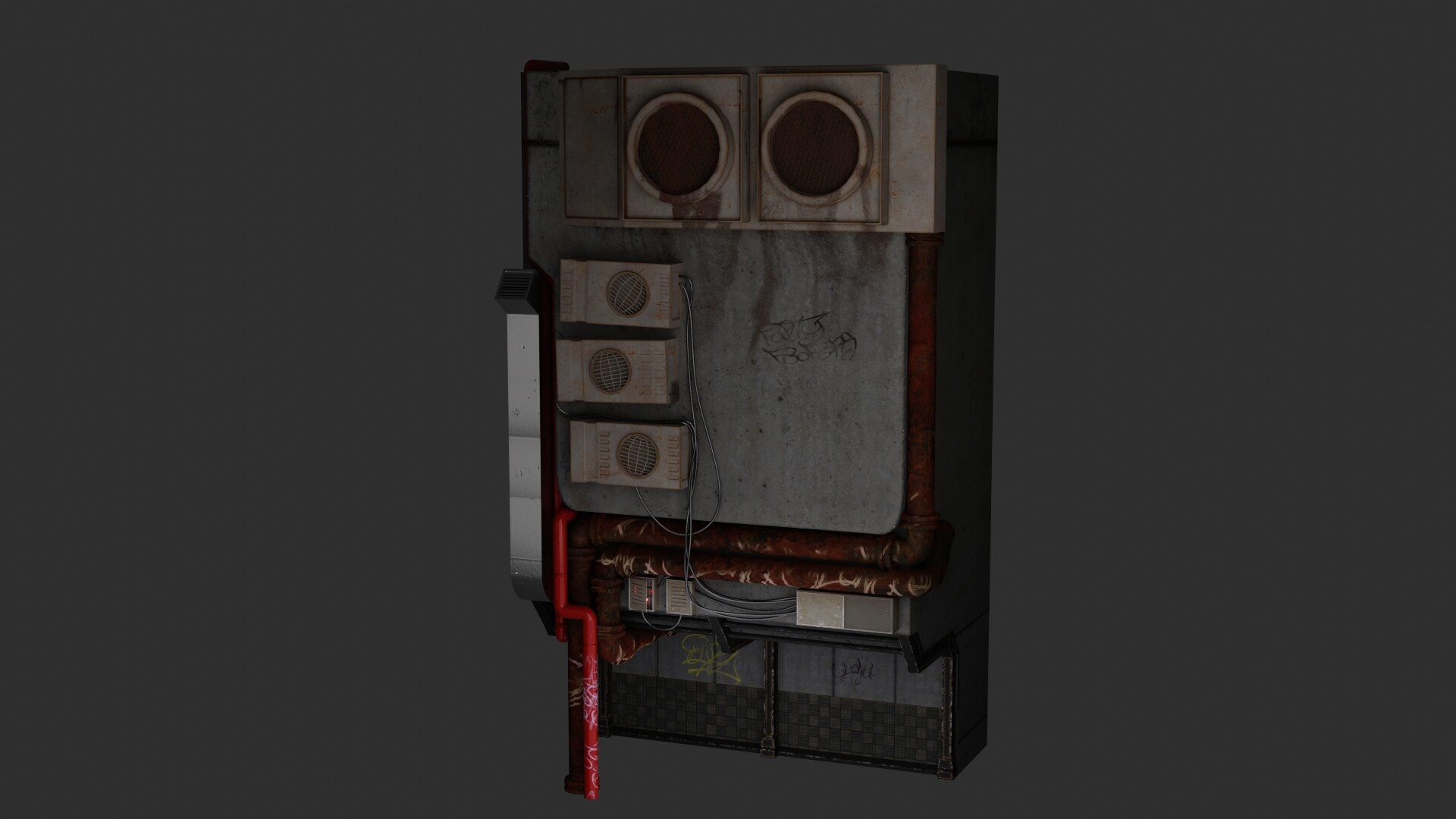 ArtStation - Cyberpunk Alley - Student Project