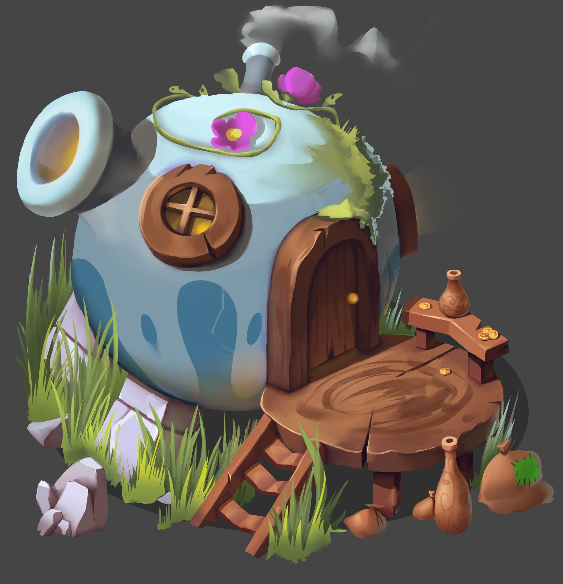 ArtStation - Cute buildings