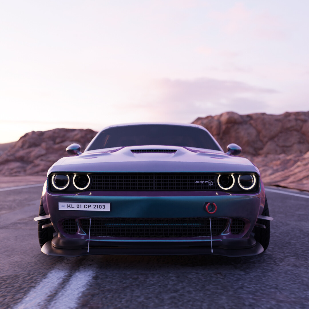 ArtStation - Dodge Challenger | 3d Vehicle CG art