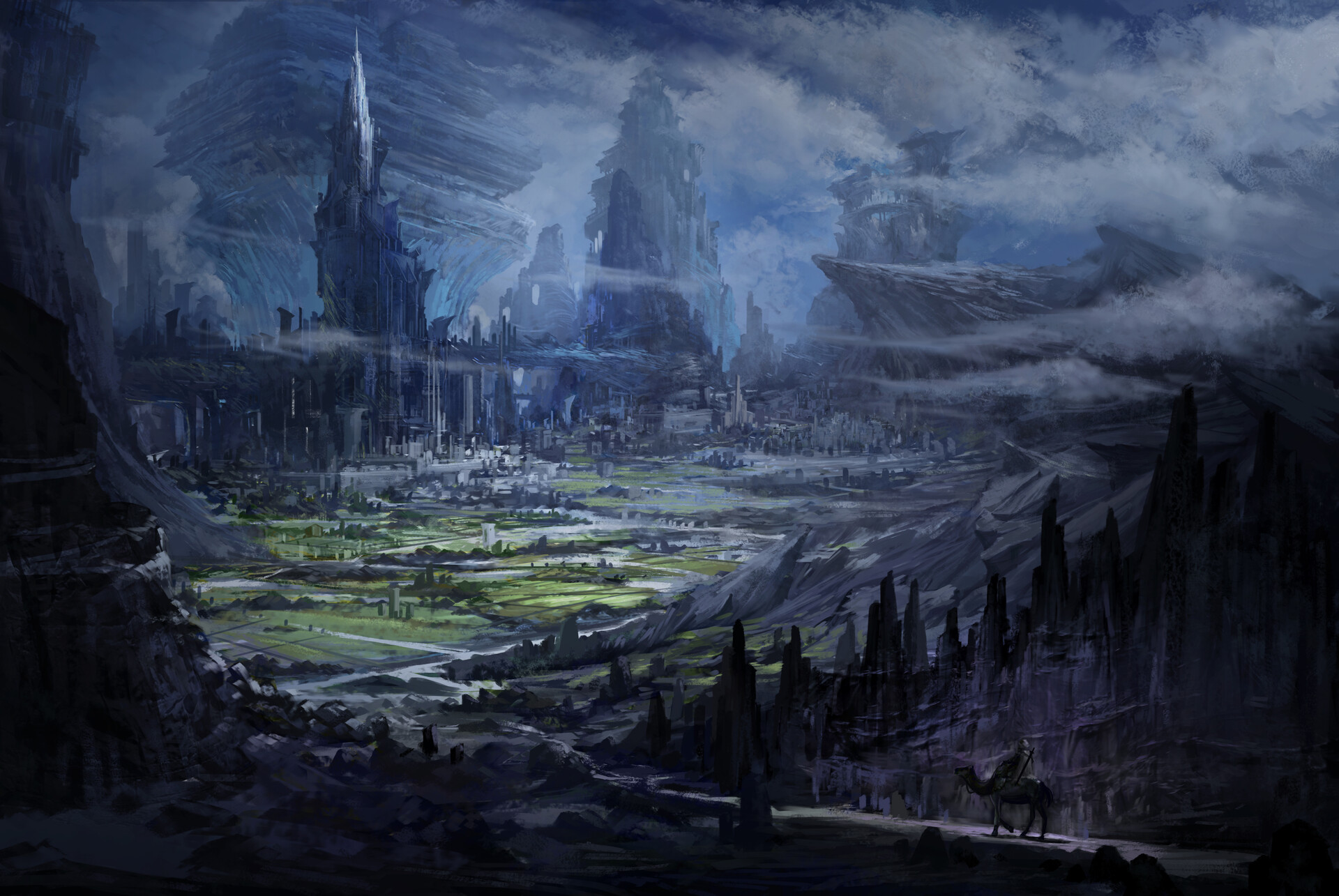 ArtStation - The mountain kingdom