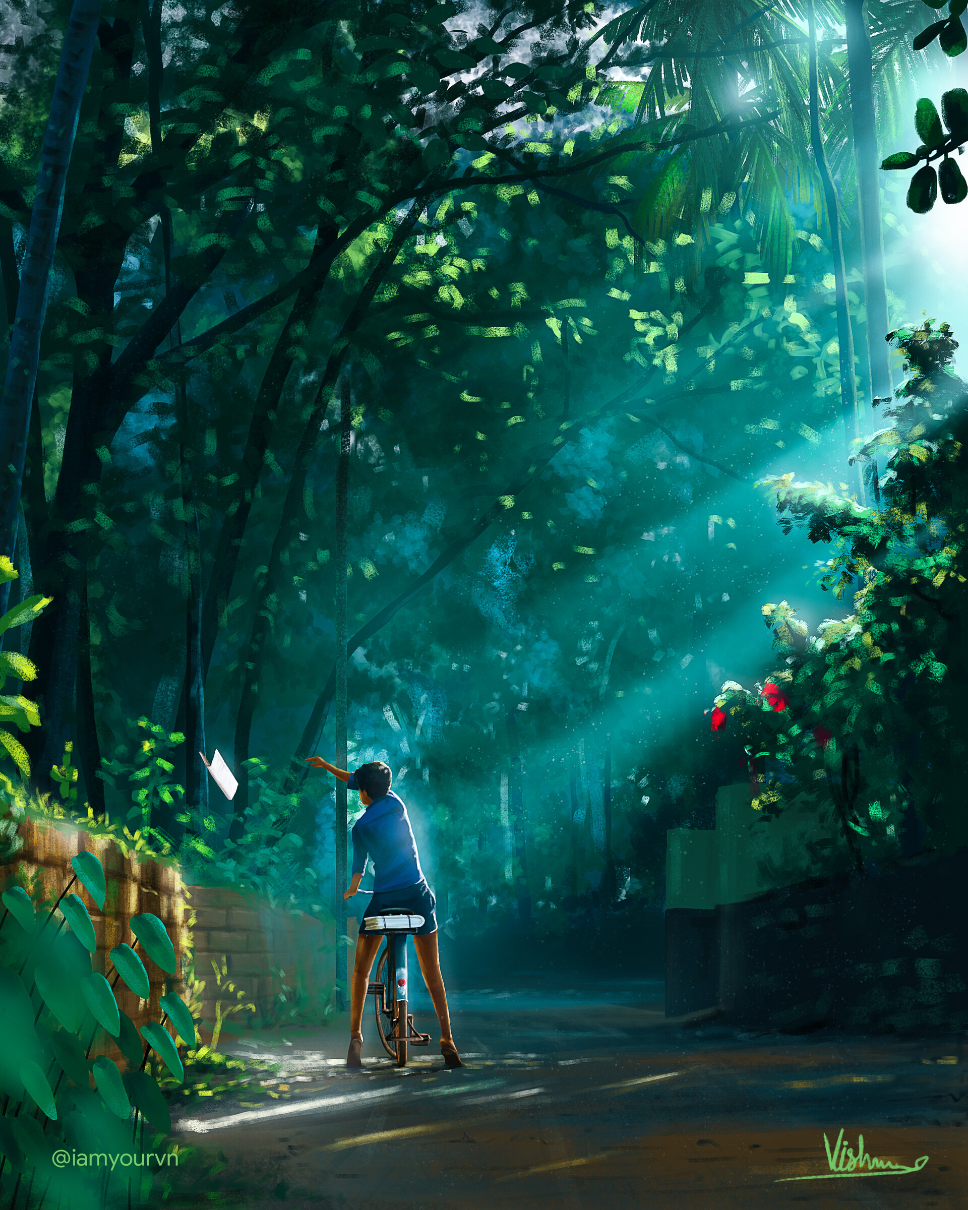 ArtStation - Newspaper Boy | Digital Paint