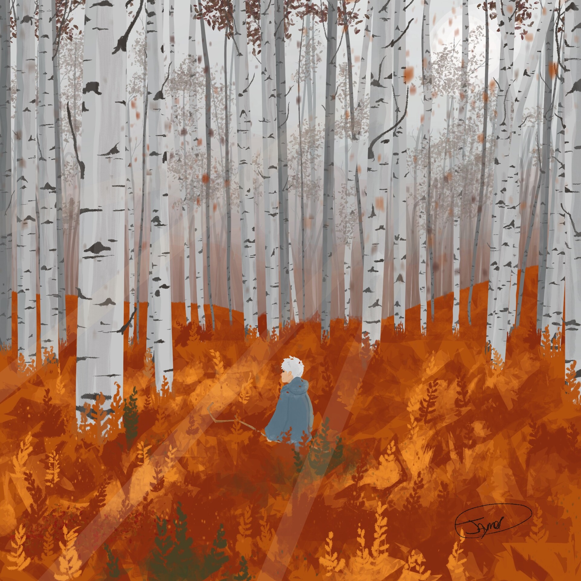 ArtStation - Red forest