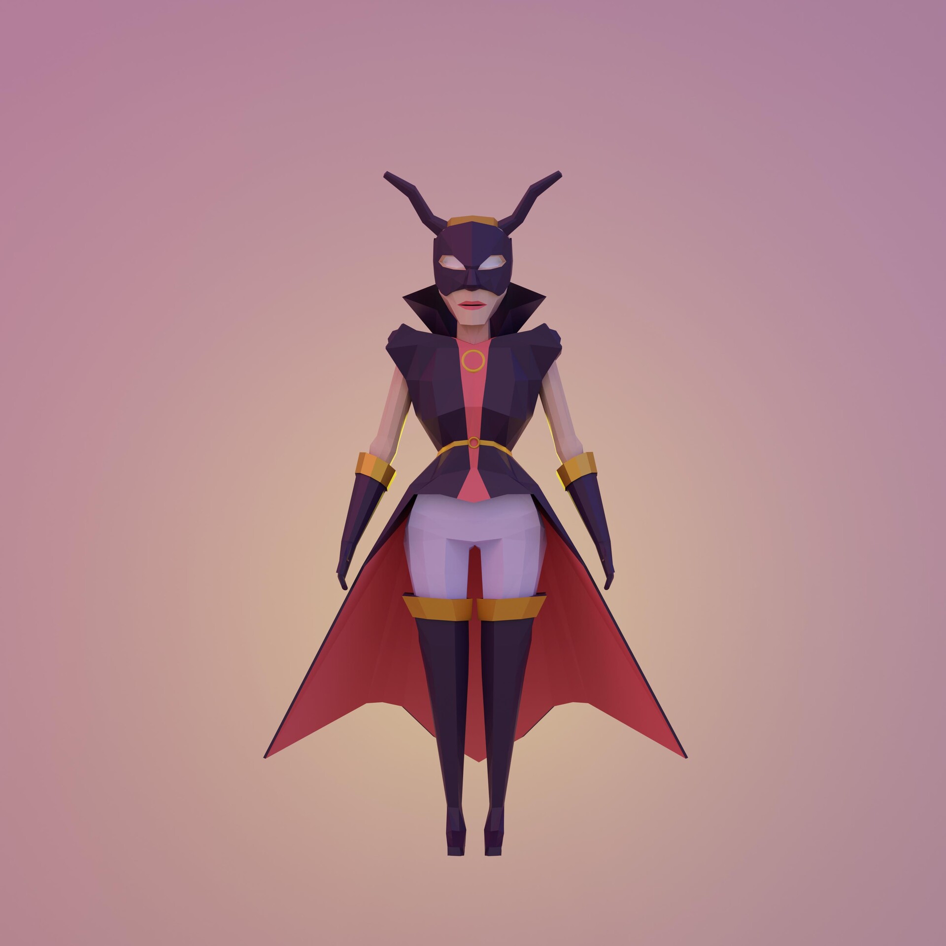 ArtStation - Low Poly art Character Design