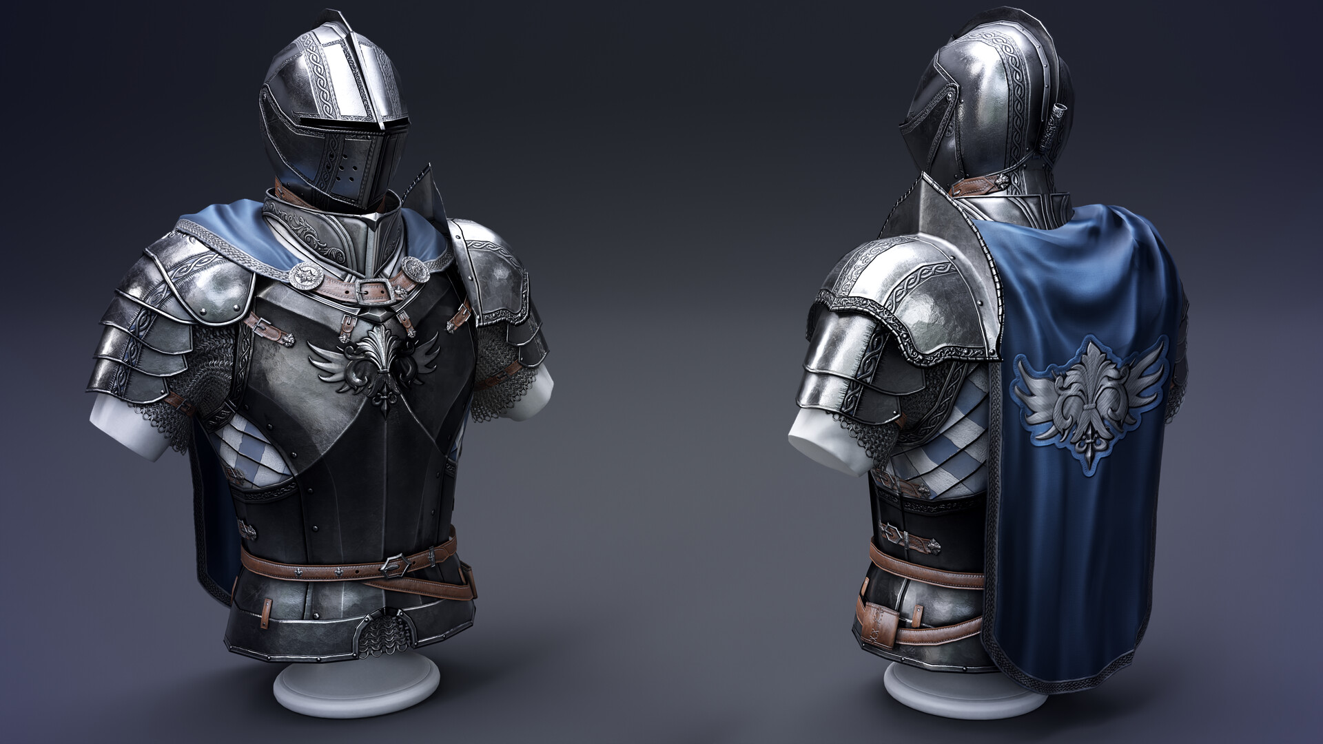 Steven Bennis - Semi Stylized Armor Bust