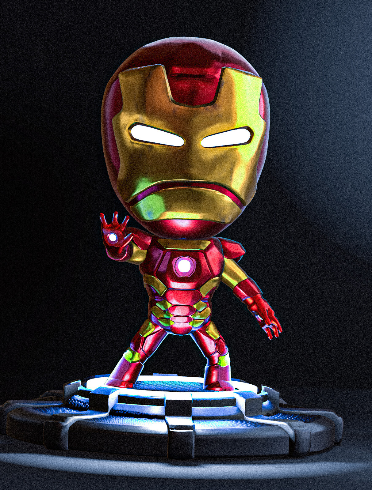 Chibi Iron Man Figure