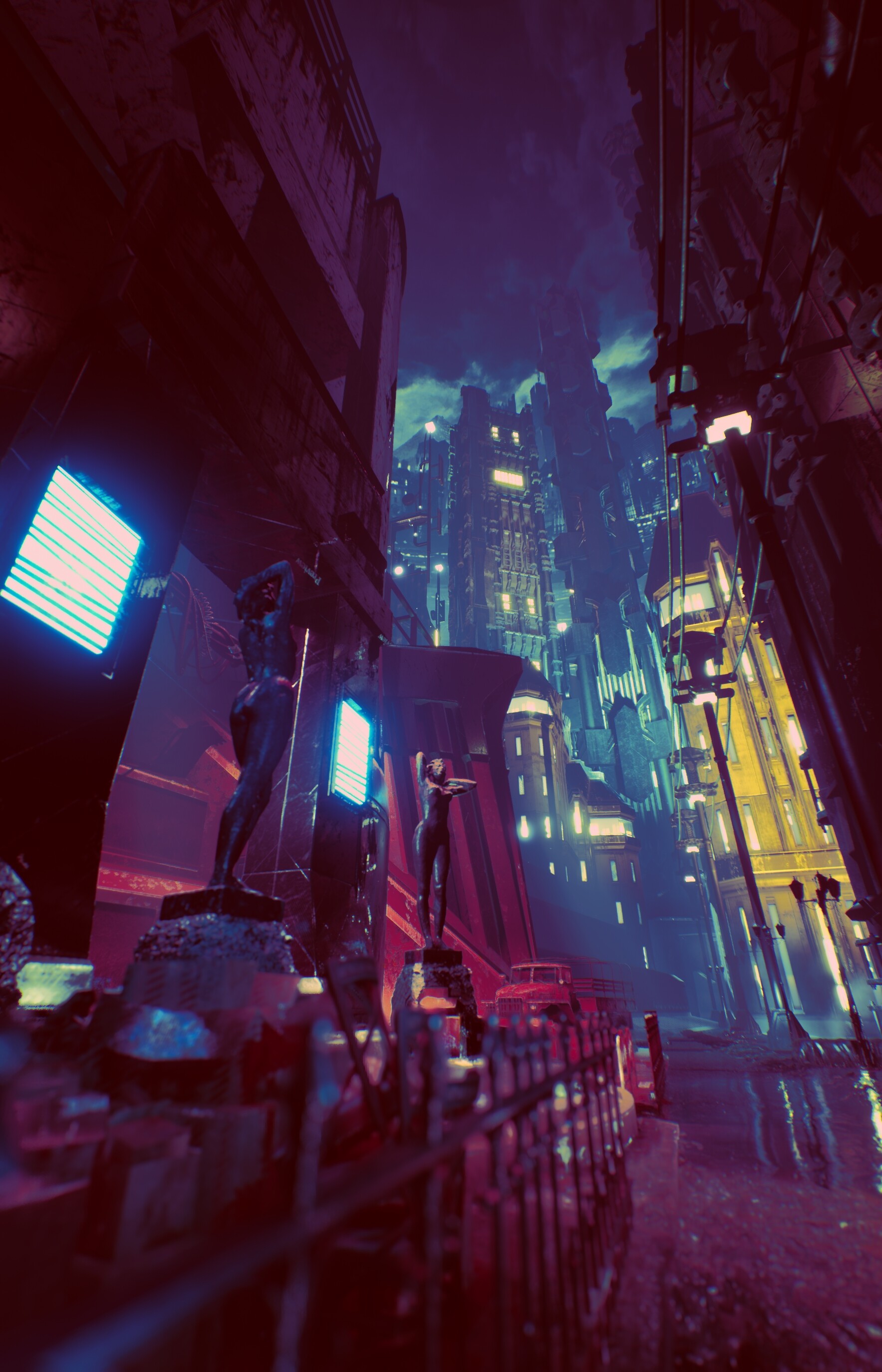 ArtStation - Unreal Night Scene