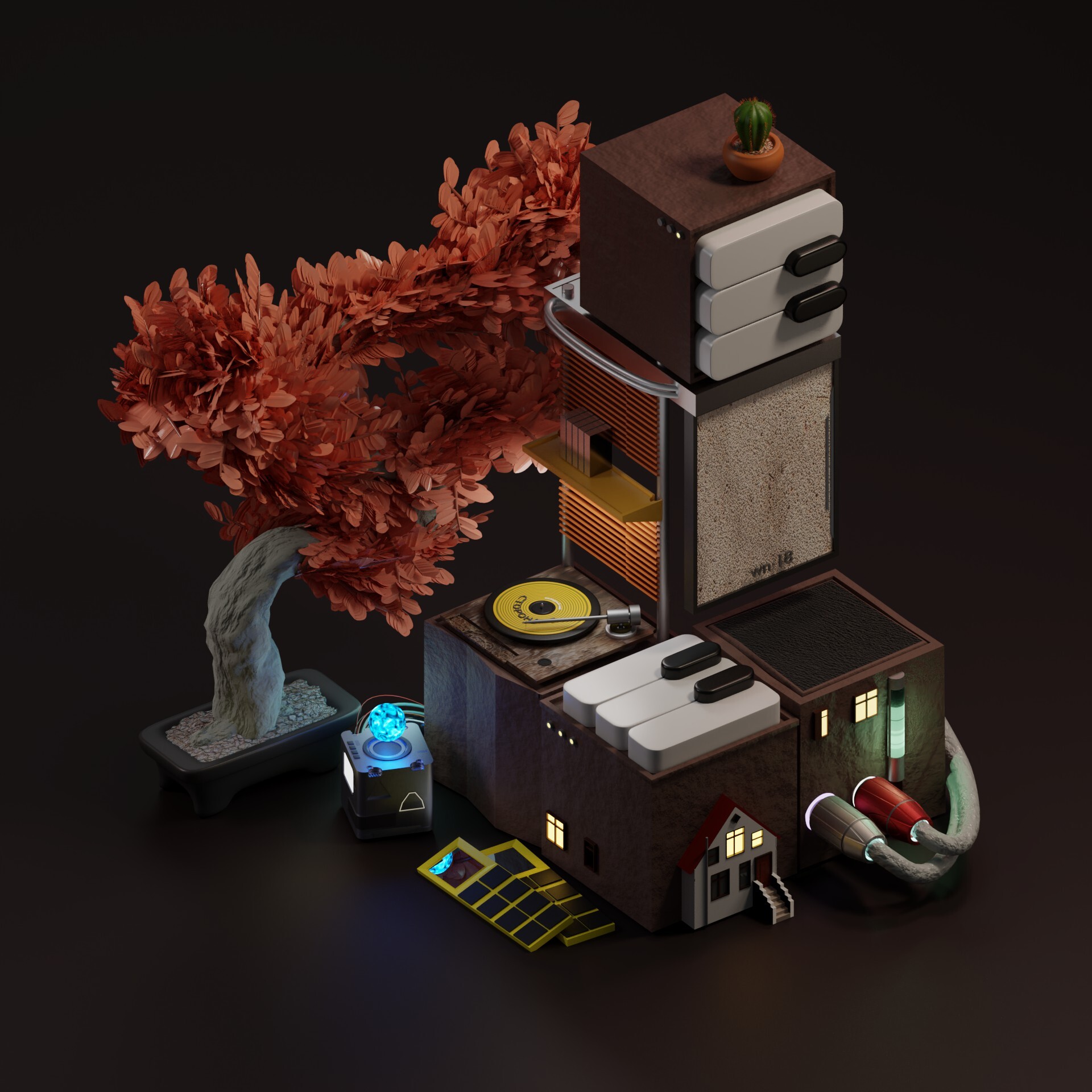 ArtStation - WORK NUMBER #0018 [PIANO ANIMATION]