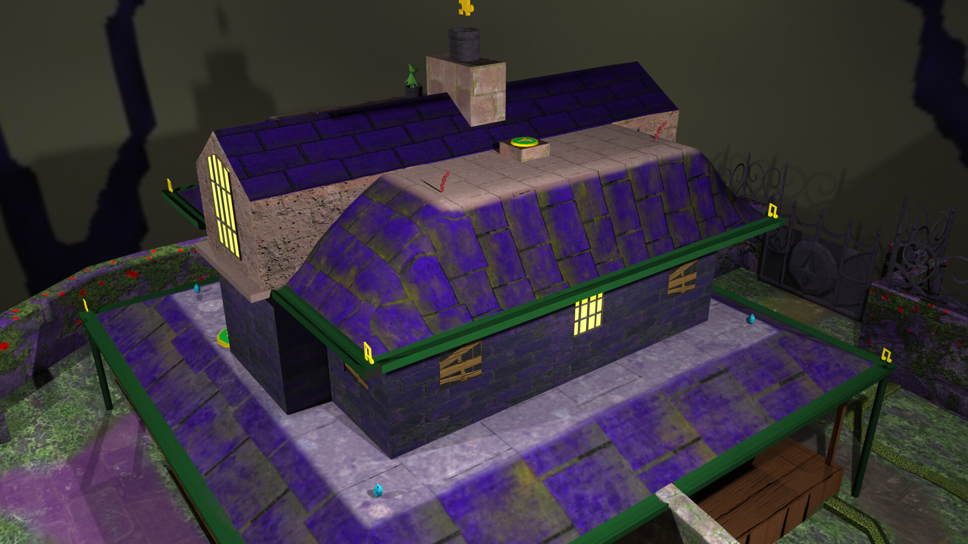 ArtStation - Mad Monster Mansion Project Renders