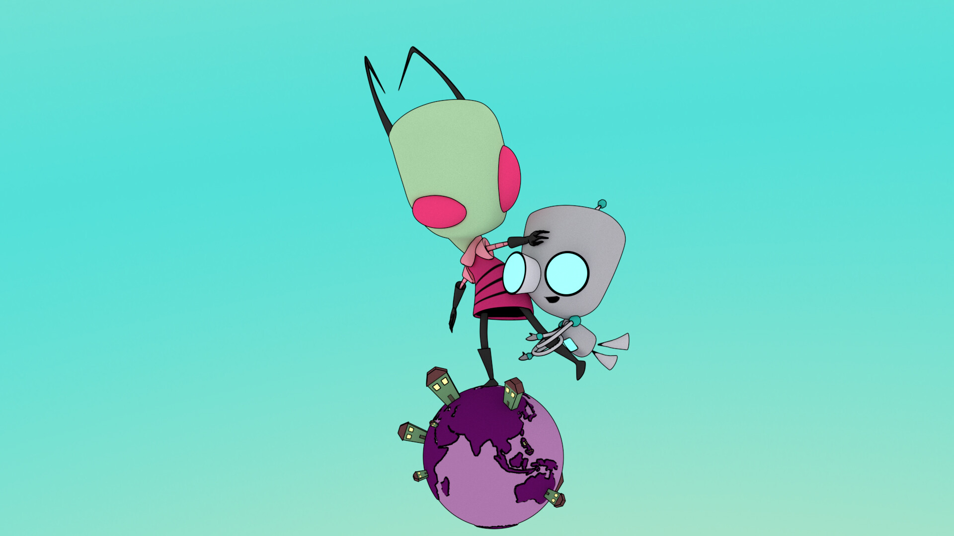 Artstation Invader Zim