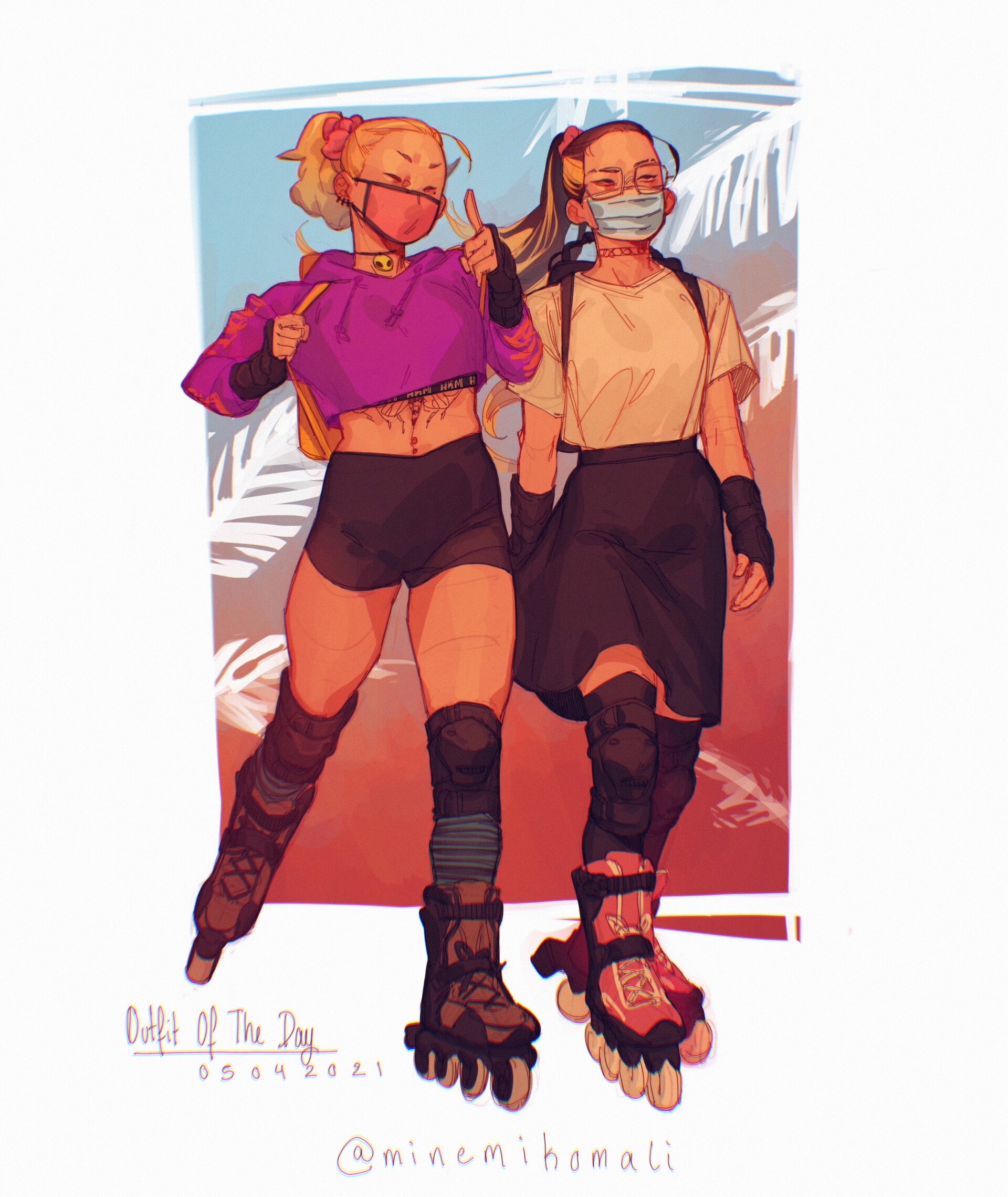 ArtStation - OOTD - Beach day