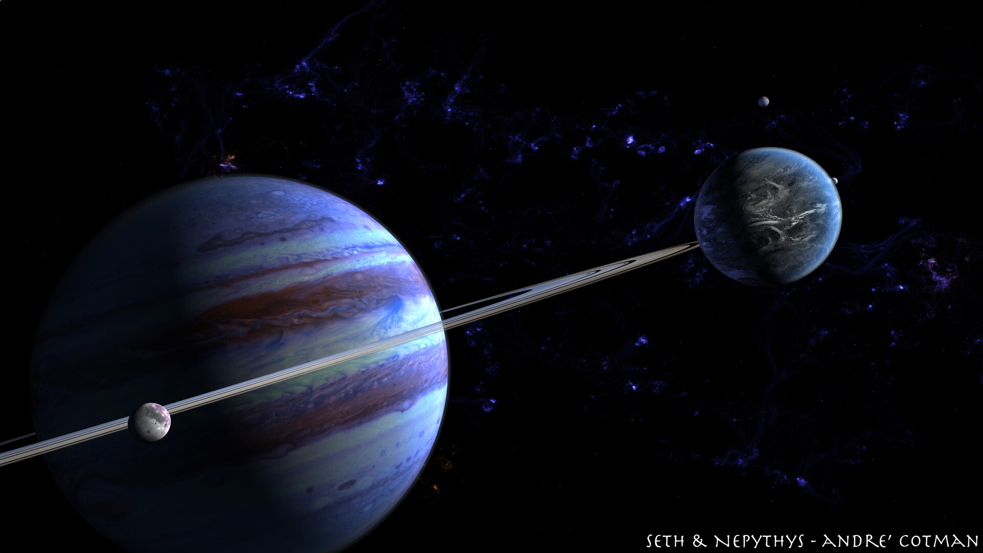 Andre SaxMan - Scifi Planets