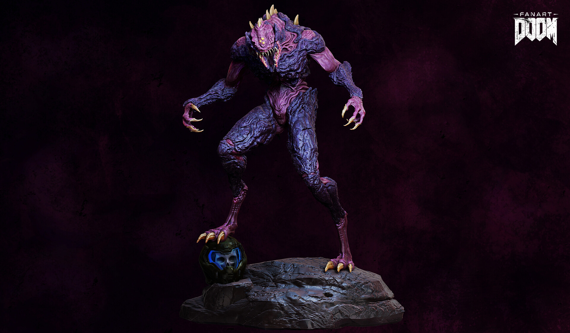 Daniel Pinto - Doom Fanart • Prowler project