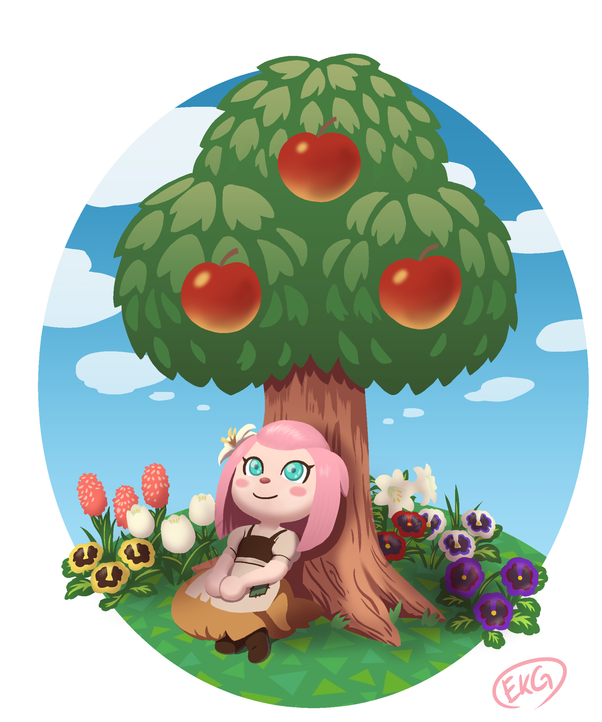 ArtStation - Commission: Animal Crossing OC Set