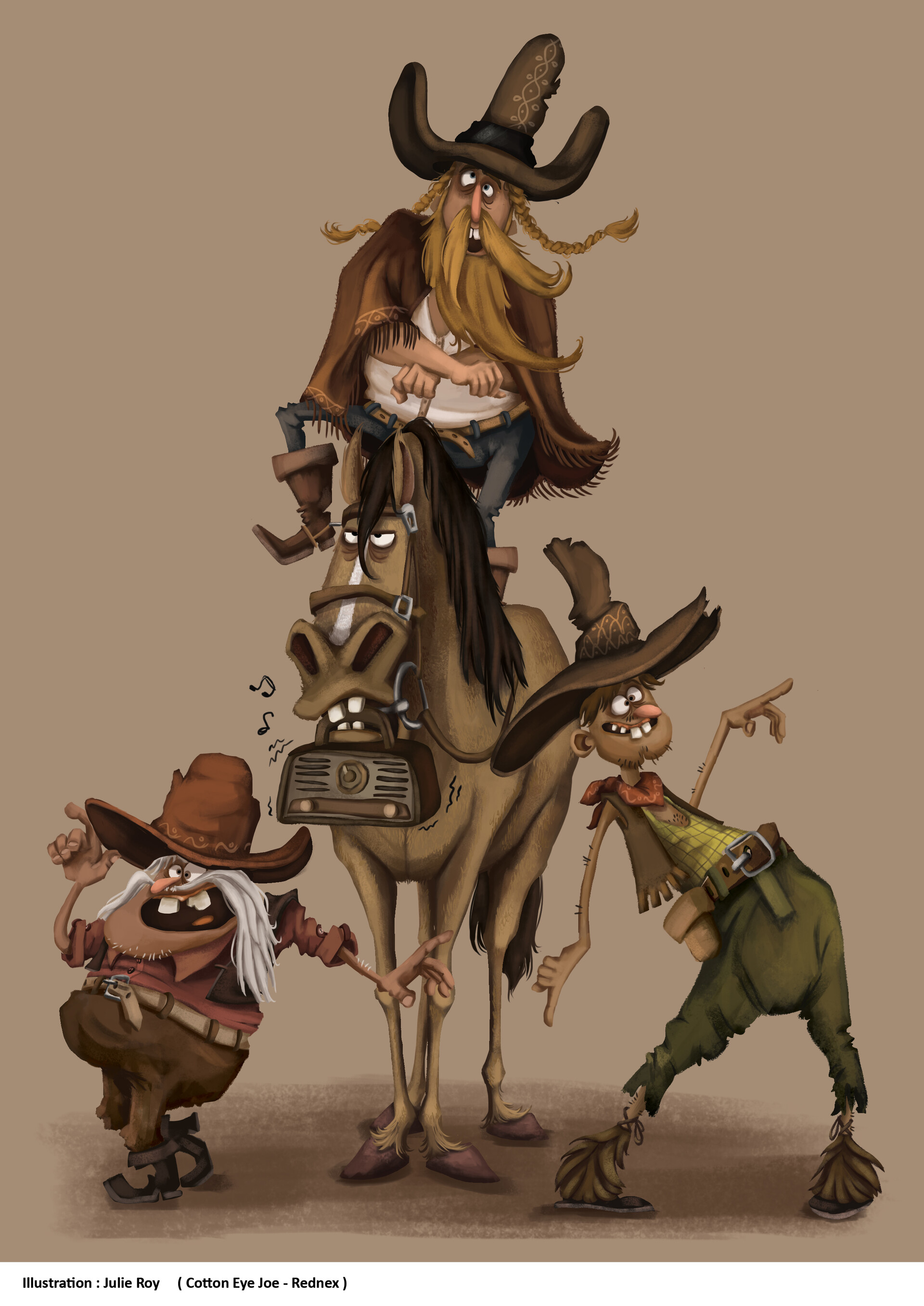 ArtStation - Cotton Eye Joe - Illustration
