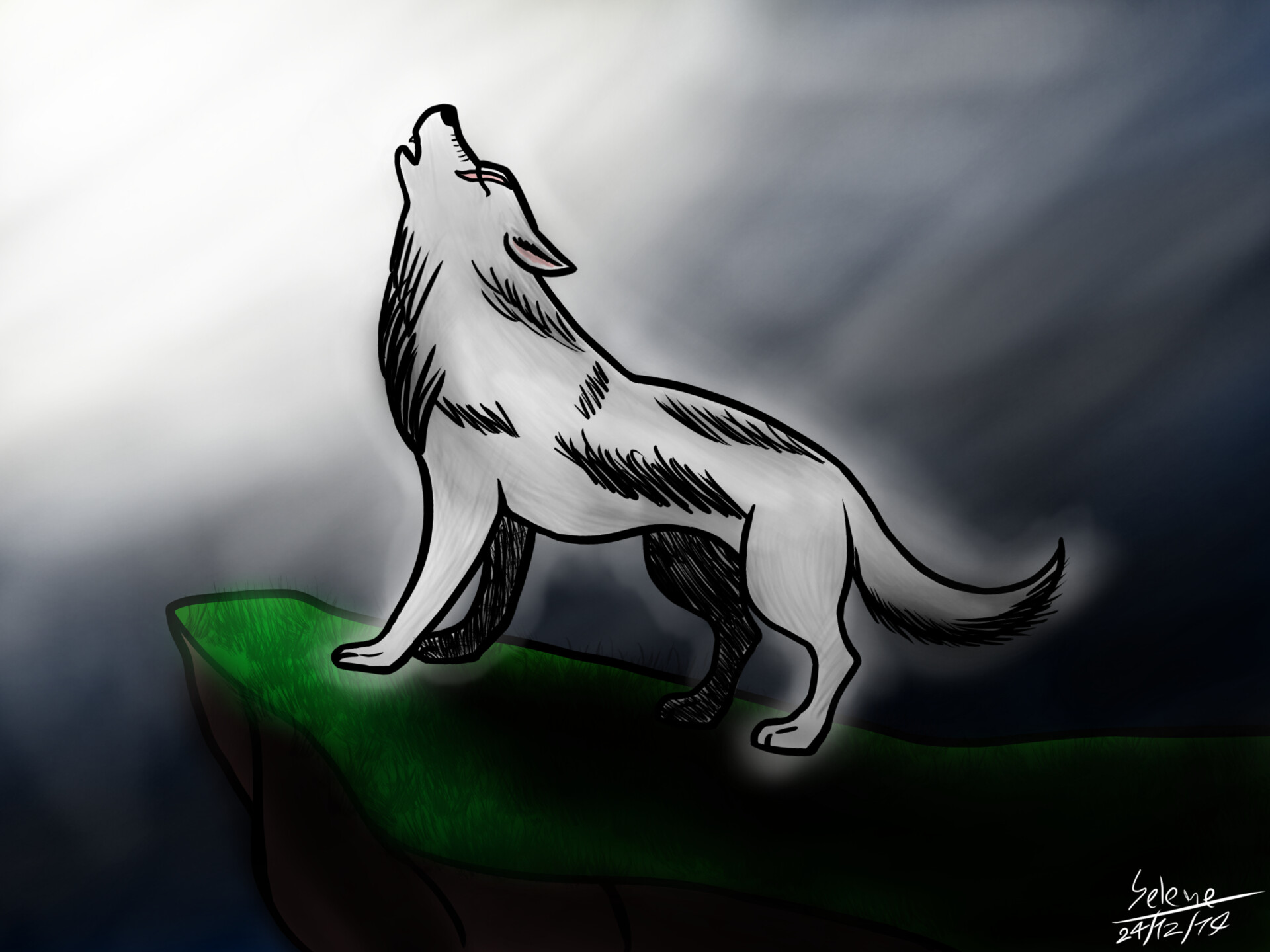 ArtStation - Selene - Lunar Wolf MK-I