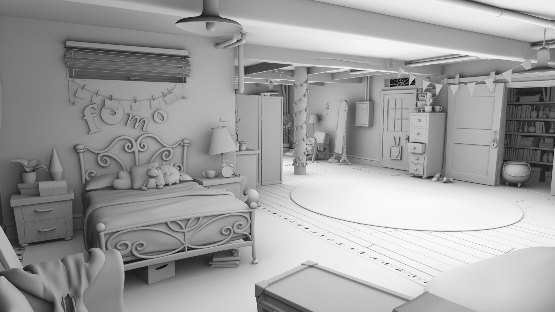 ArtStation - Sadie's Basement Set