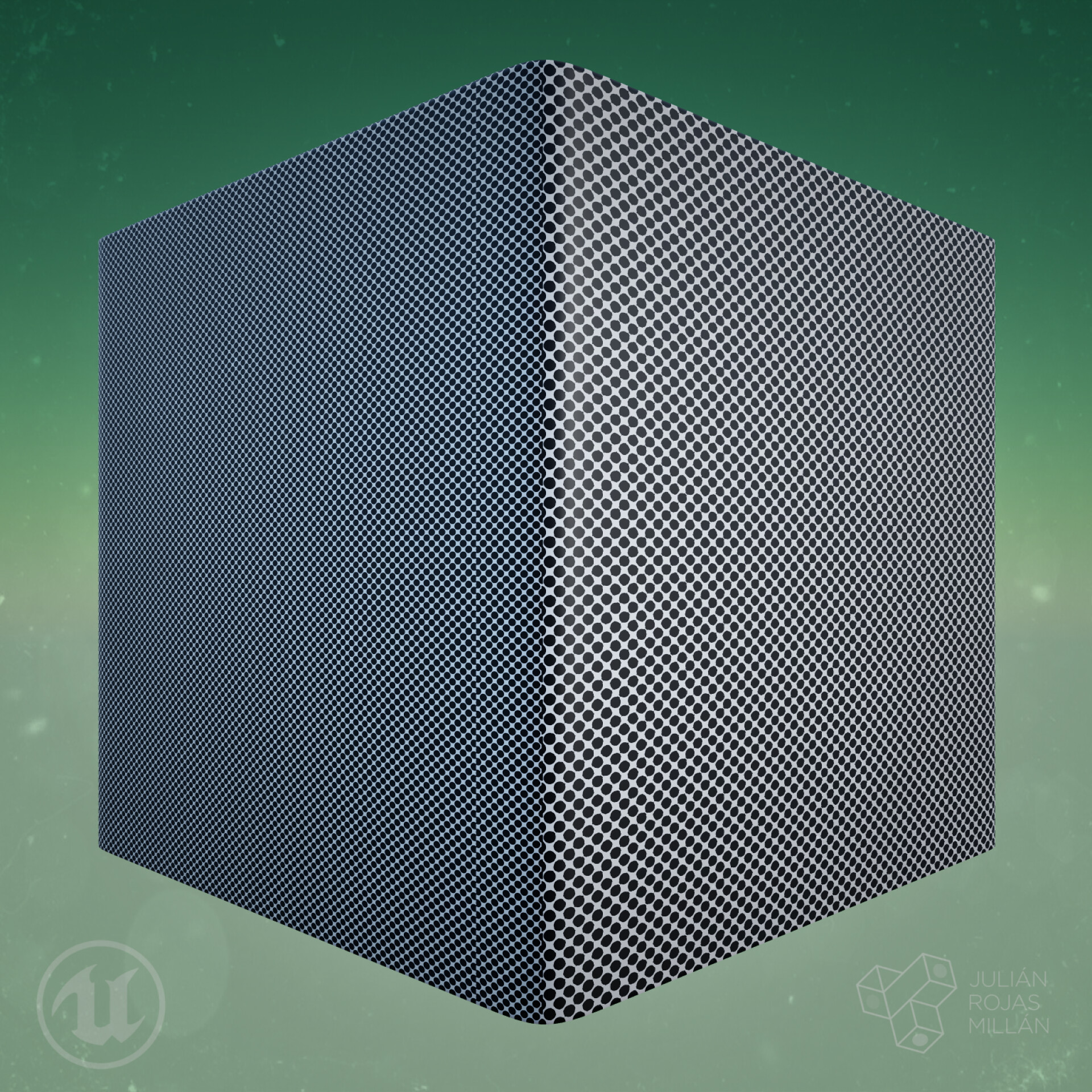 Julián Rojas Millán - Unreal Engine Procedural Halftone Master Material