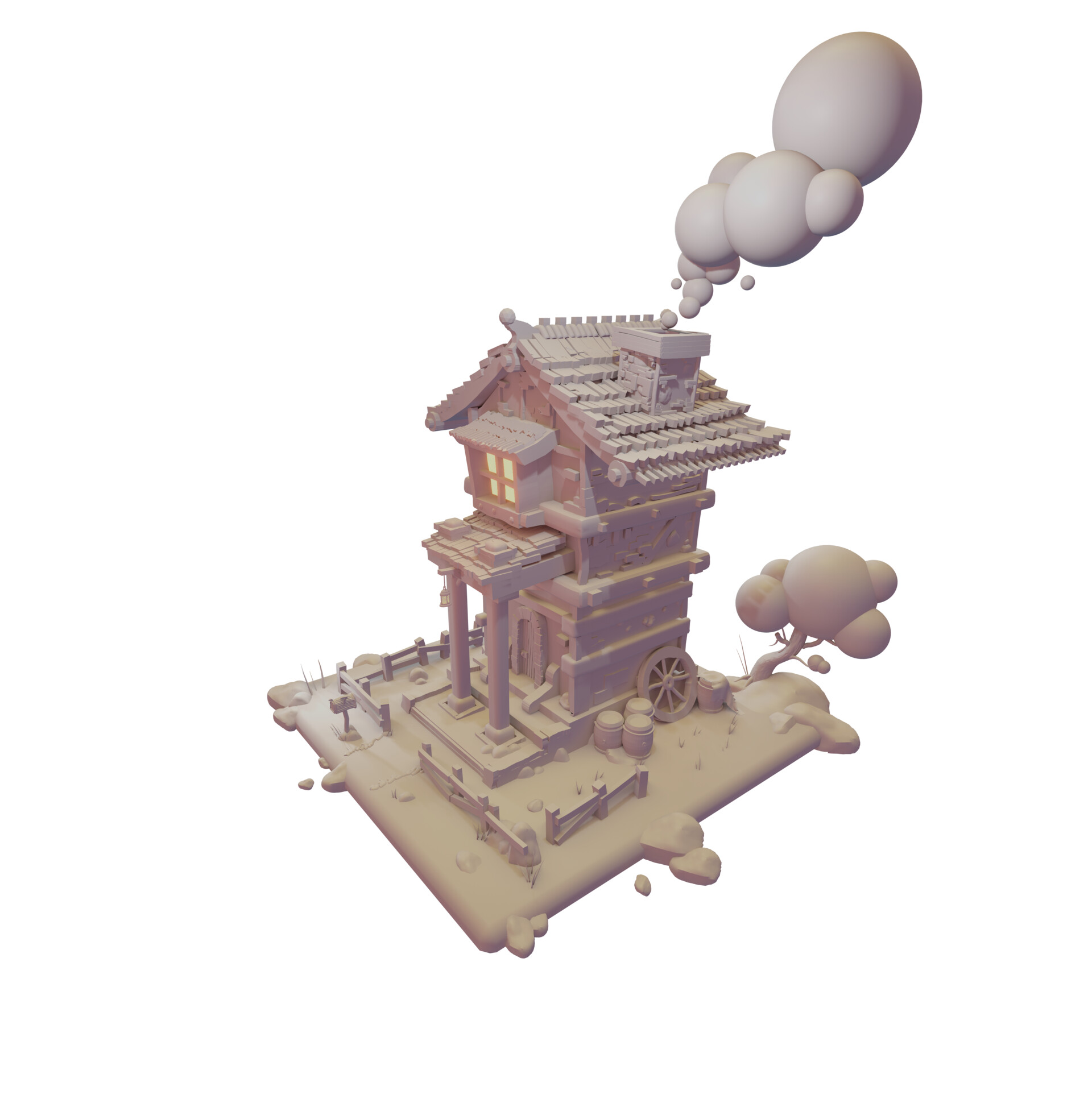 ArtStation - Cartoon House