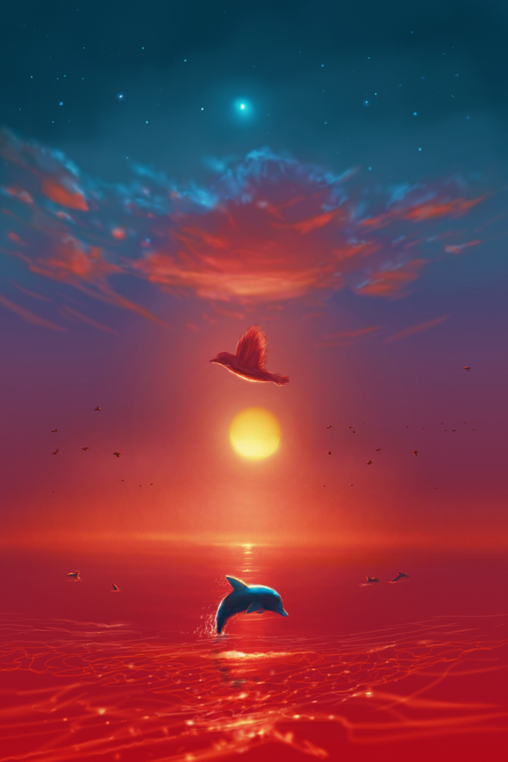 ArtStation - The Bird and the Whale