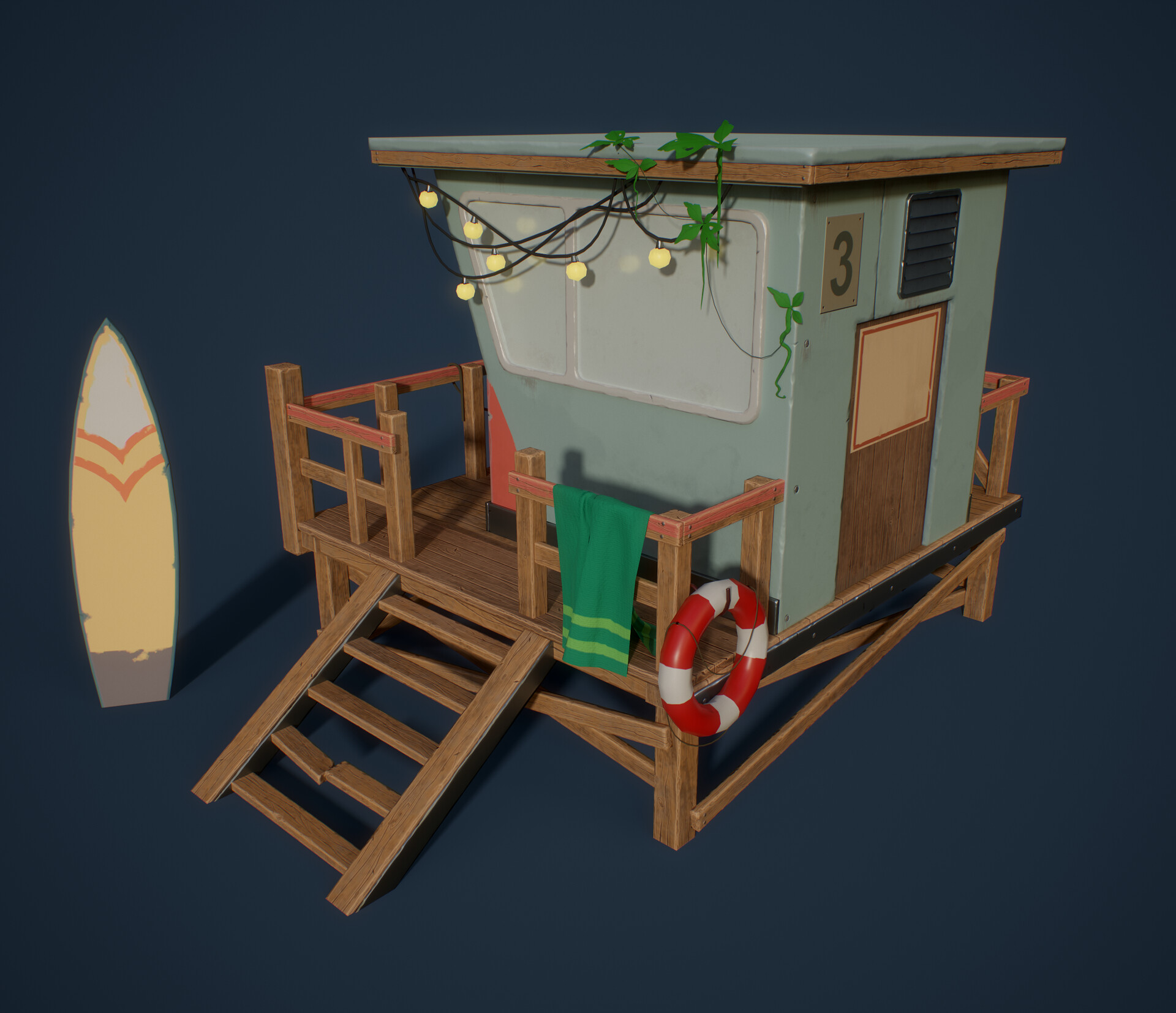 ArtStation - Surf Shack
