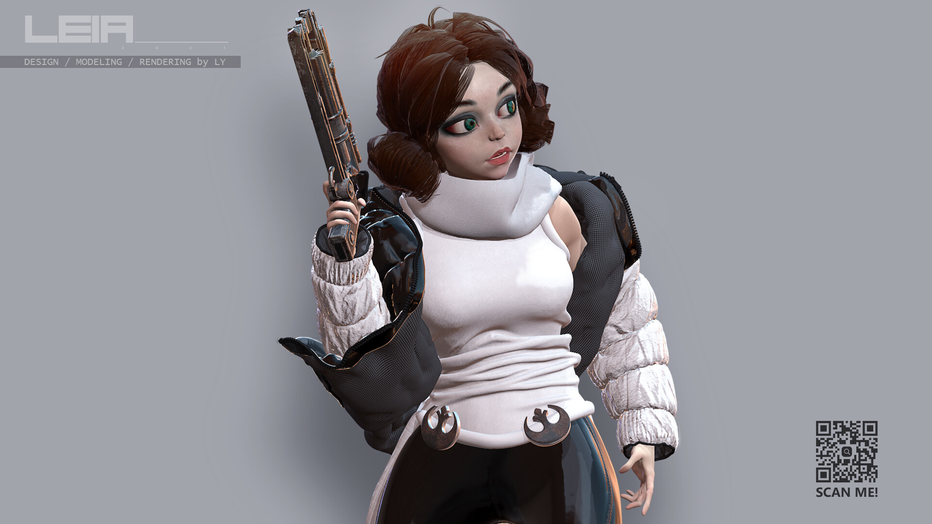 ArtStation - Princess Leia