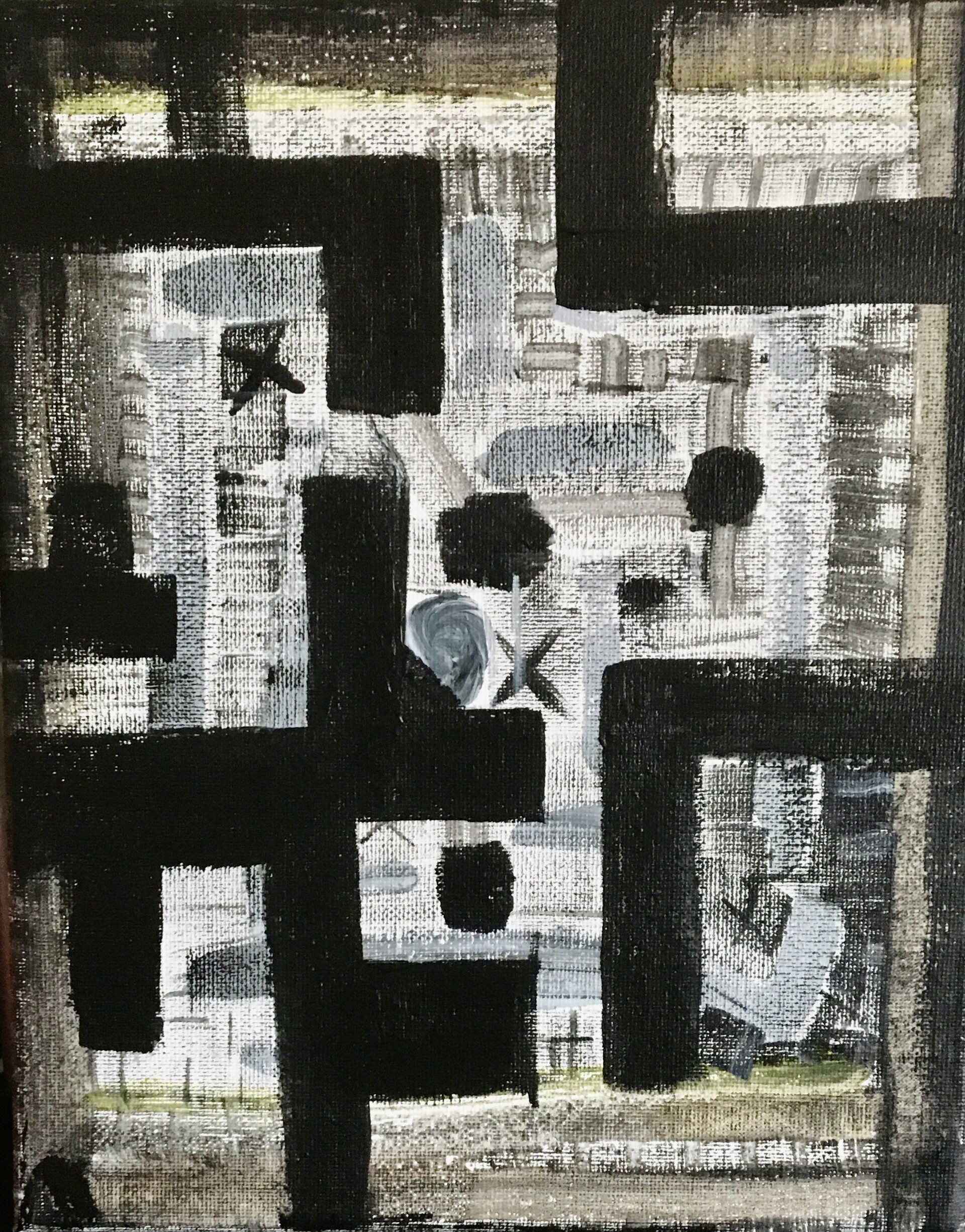 ArtStation - abstract black and grey