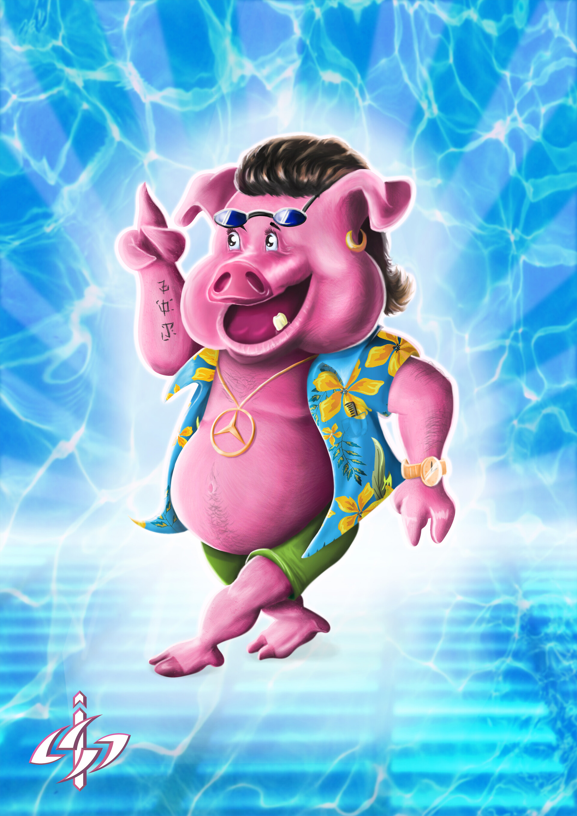 ArtStation - Disco Pig