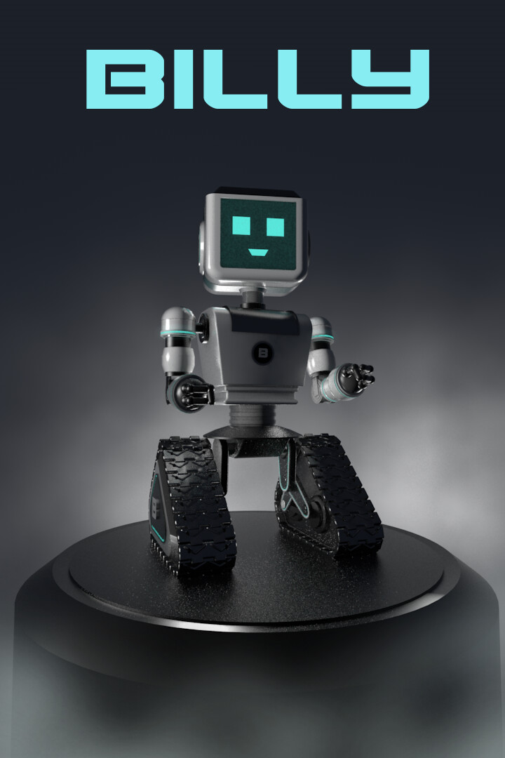 ArtStation - BILLY-HOME CLEANING DRIOD / VFX