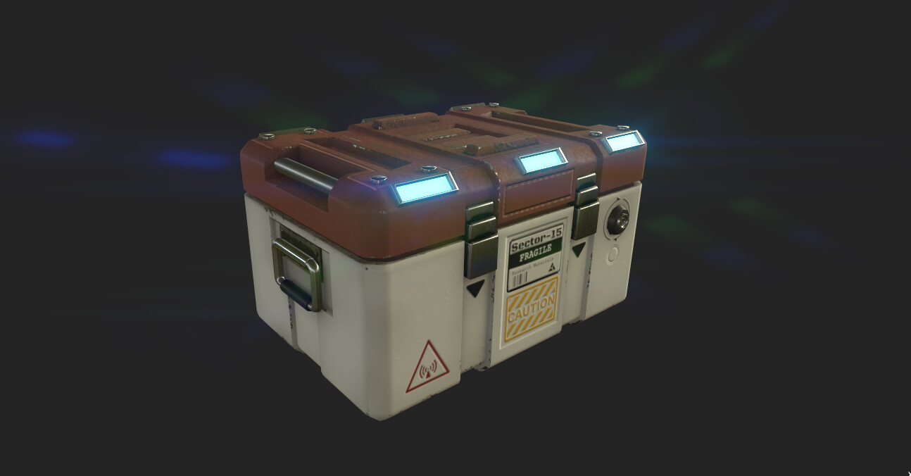 ArtStation - Sci-fi Crate