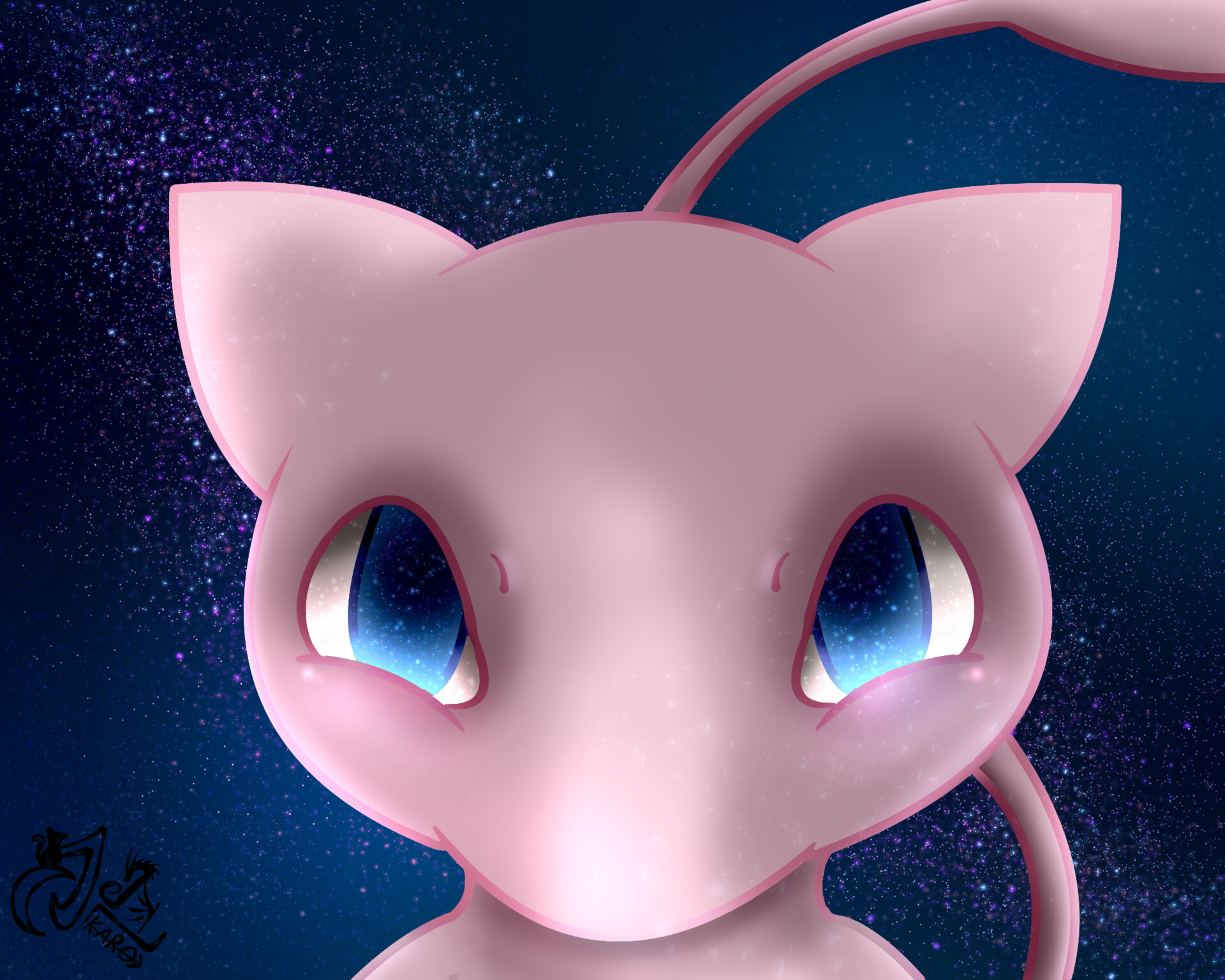 ArtStation - Stargazing Mew