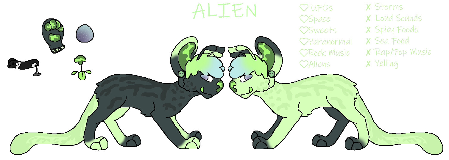 ArtStation - ALIEN REFERENCE SHEET