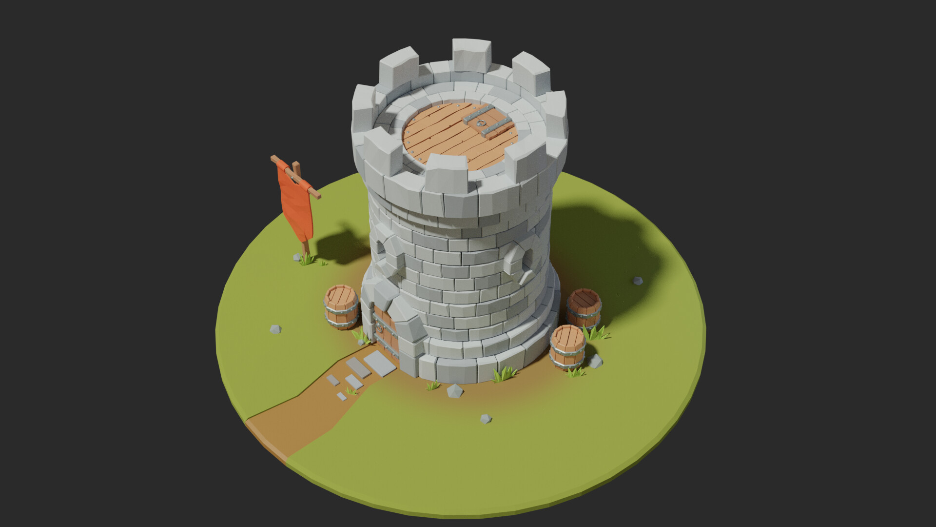 ArtStation - TOWER (blender model)