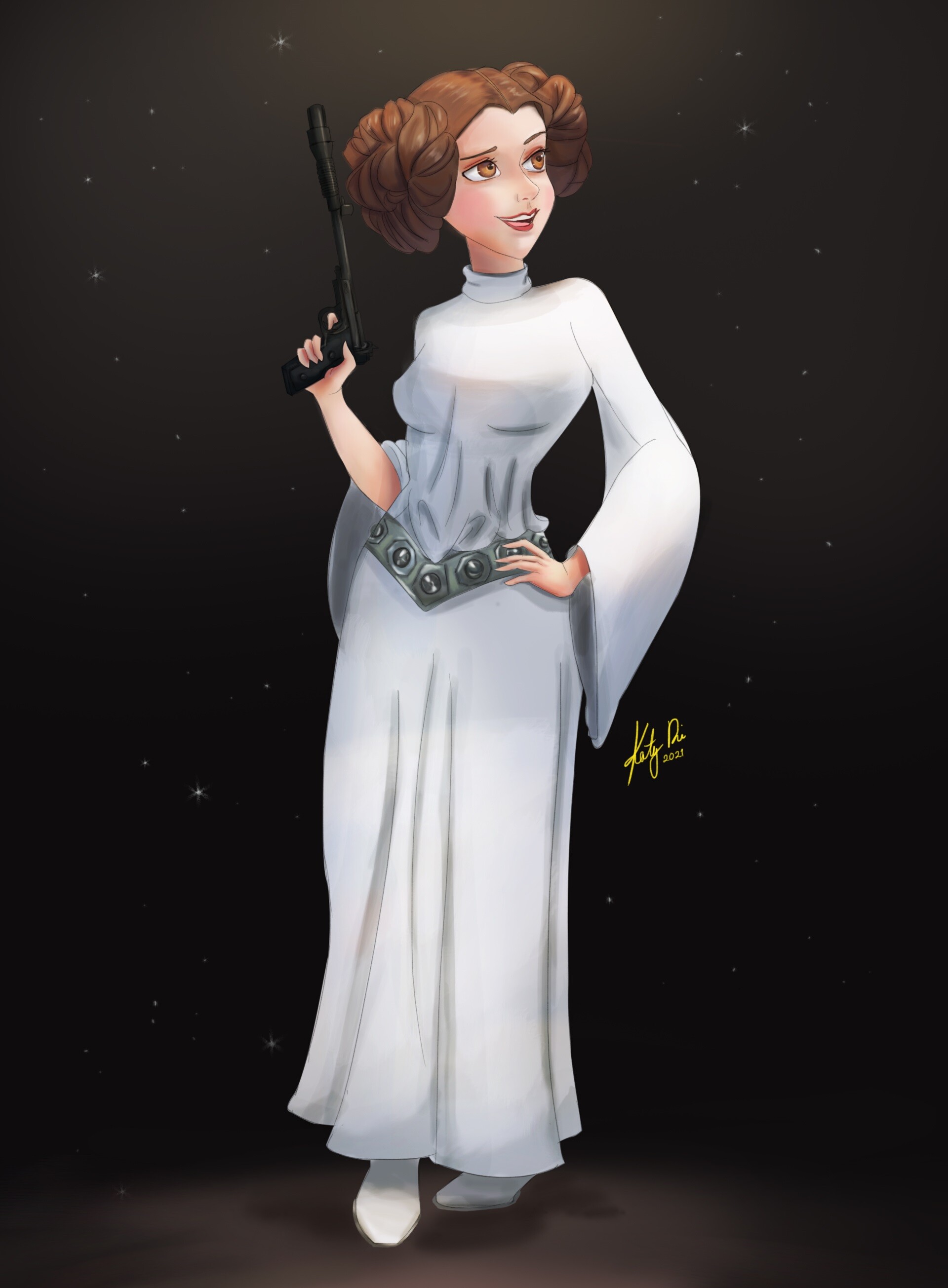 ArtStation - Princess Leia