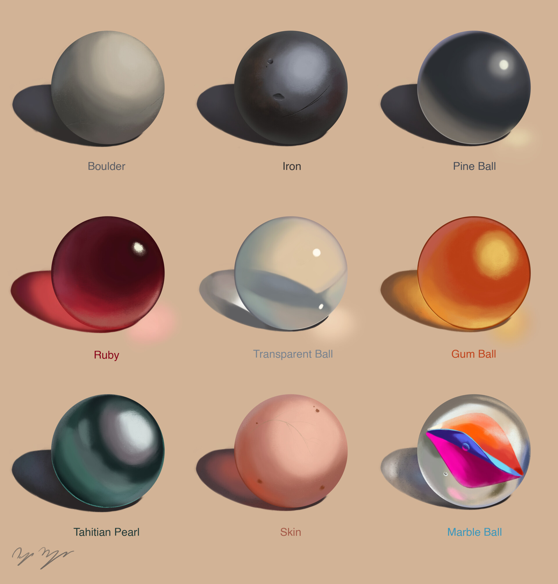 ArtStation - Materials Study